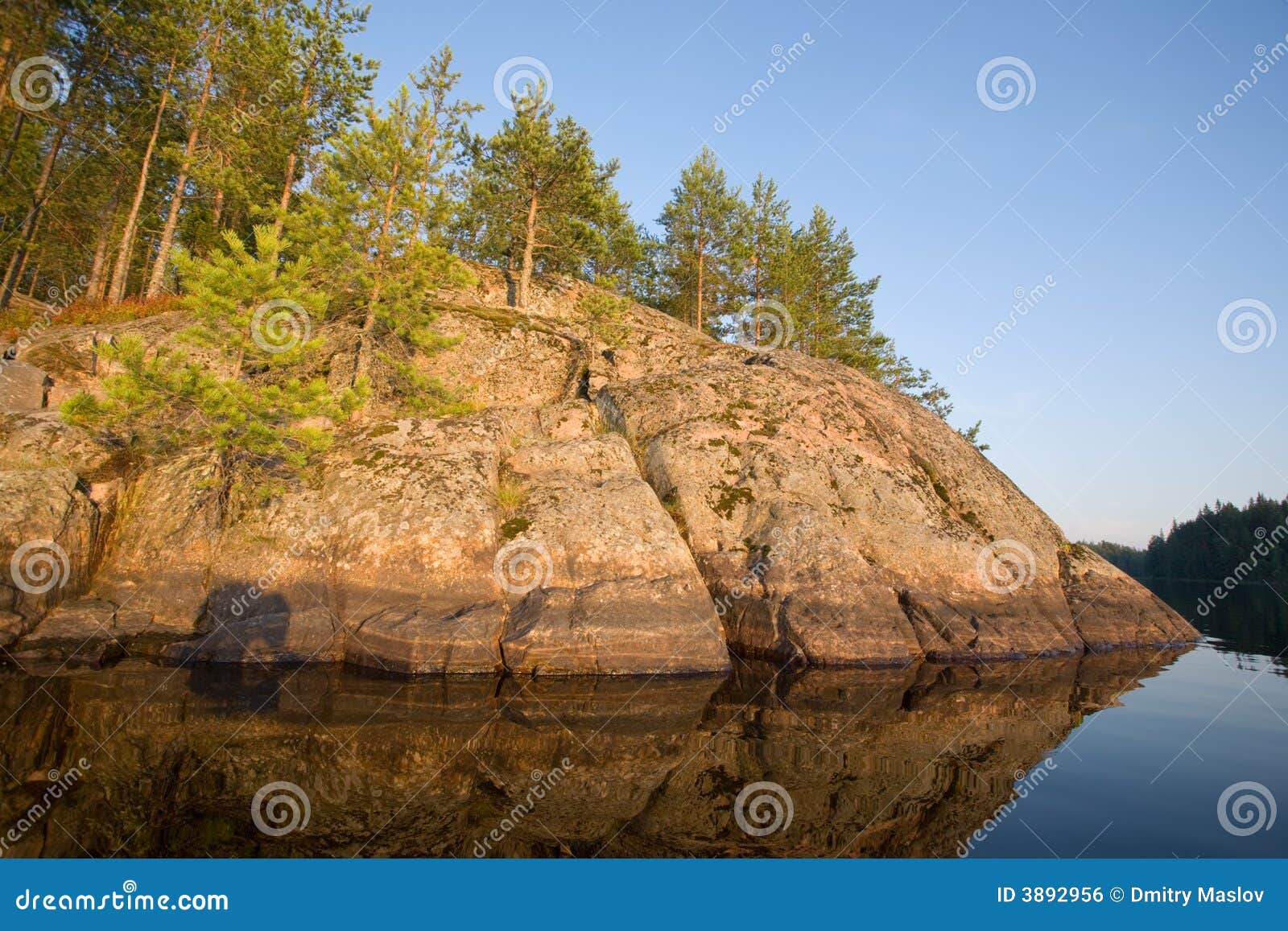 The lake rock stock photo. Image of rock, slope, stone - 3892956