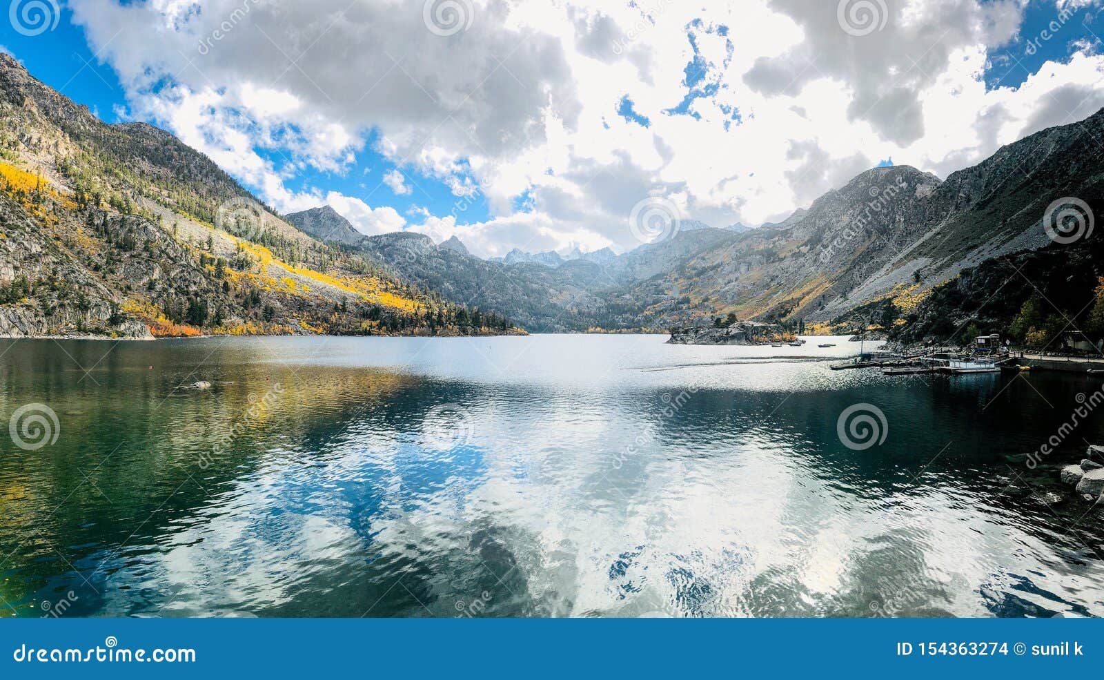 Lake Sabrina stock photo. Image of natural, bishop, stunning - 154363274
