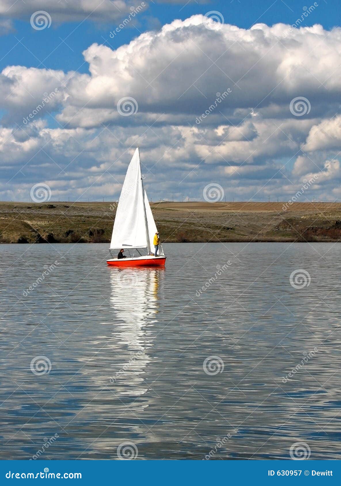 Lake Sailing stock image. Image of lake, waves, sails, nautical - 630957