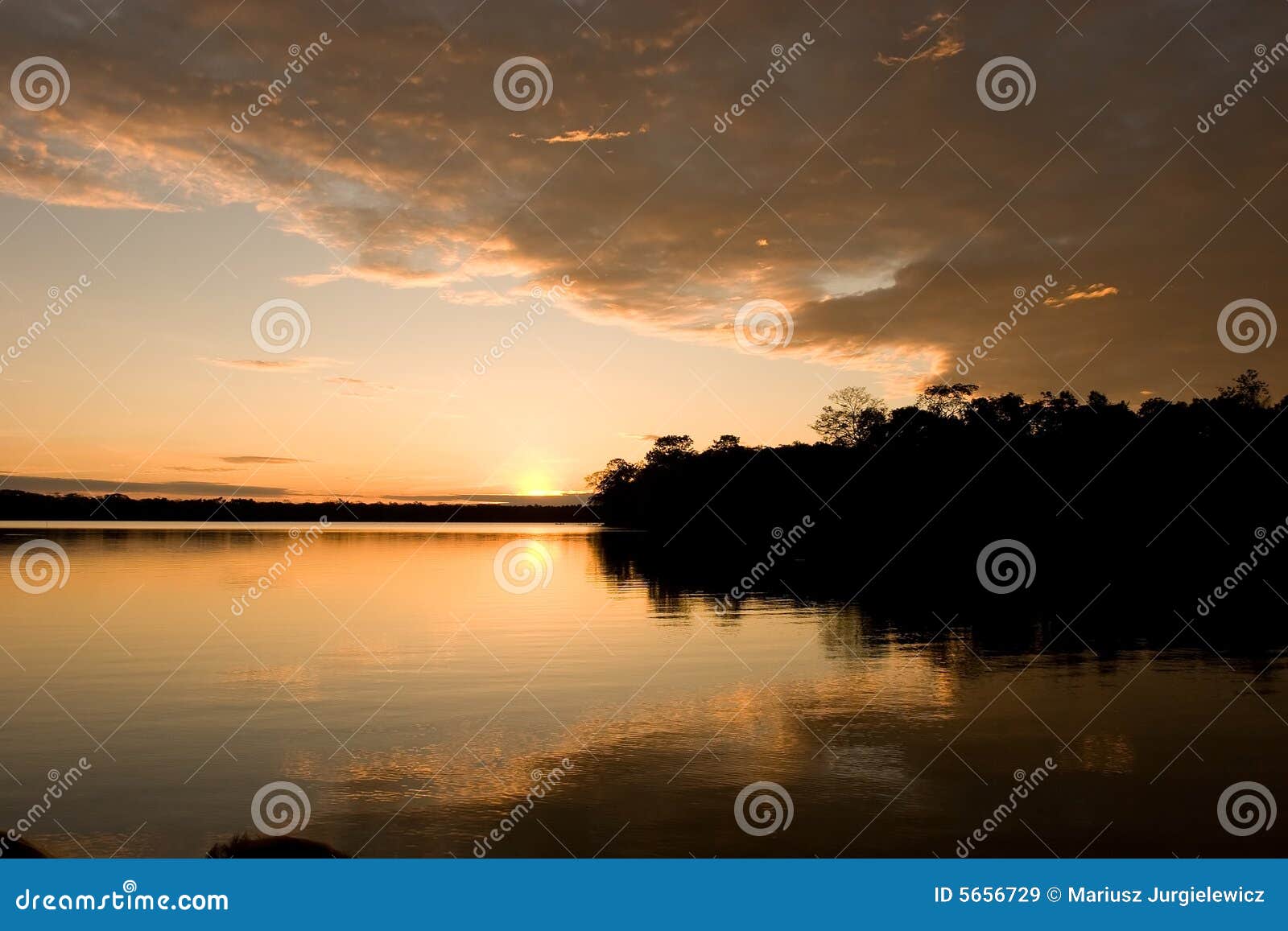 Lake Sandoval stock image. Image of forest, lake, rain - 5656729