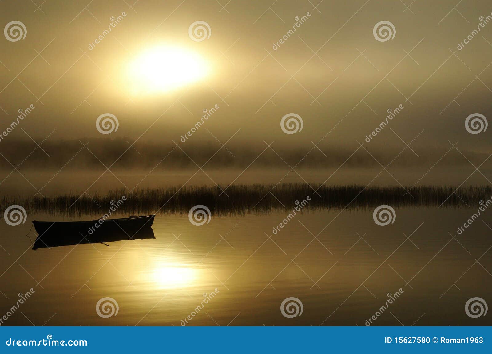 Lake Scene stock photo. Image of morning, water, lake - 15627580