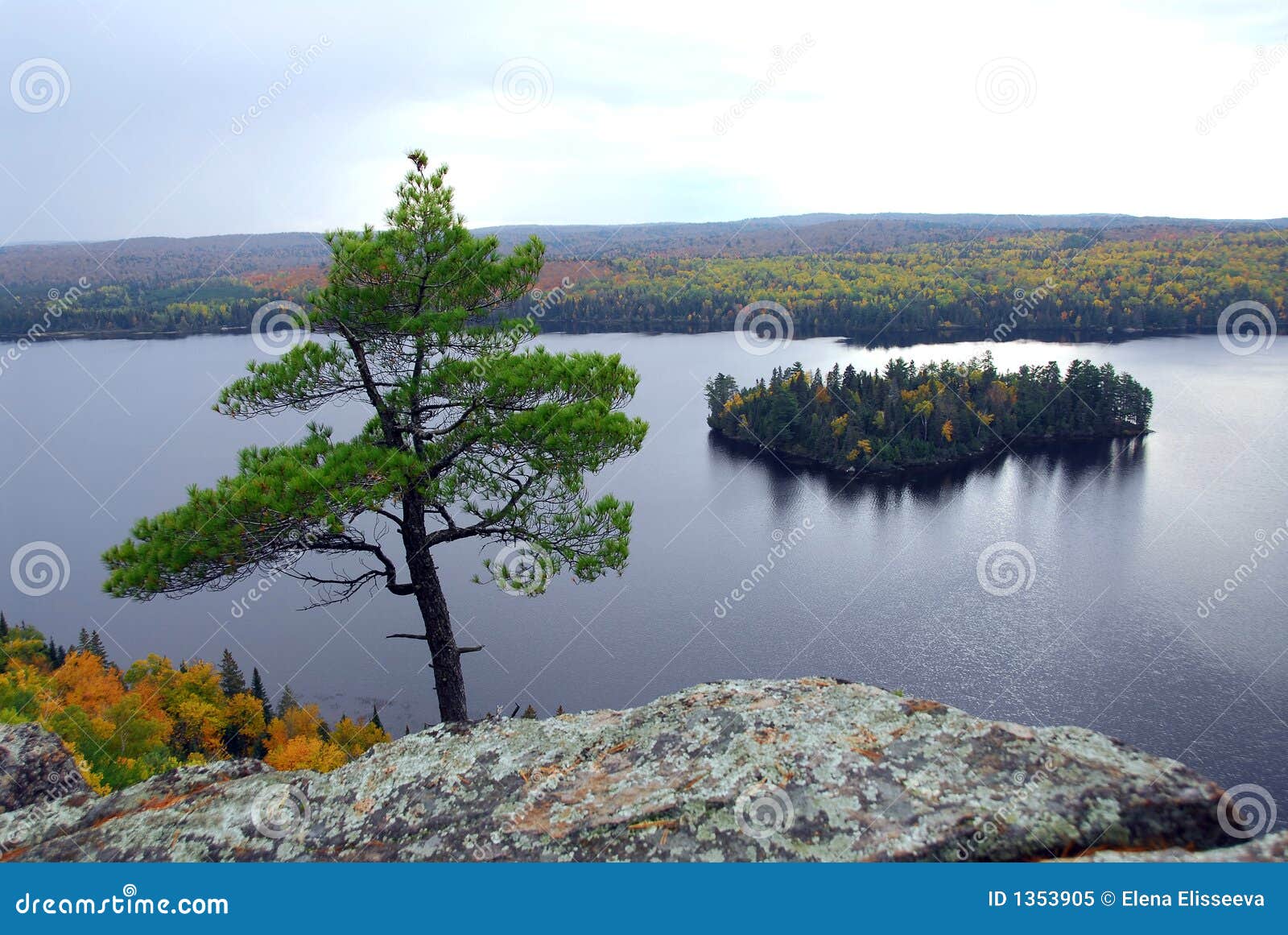 Lake scenery stock image. Image of ontario, beauty, algonquin - 1353905