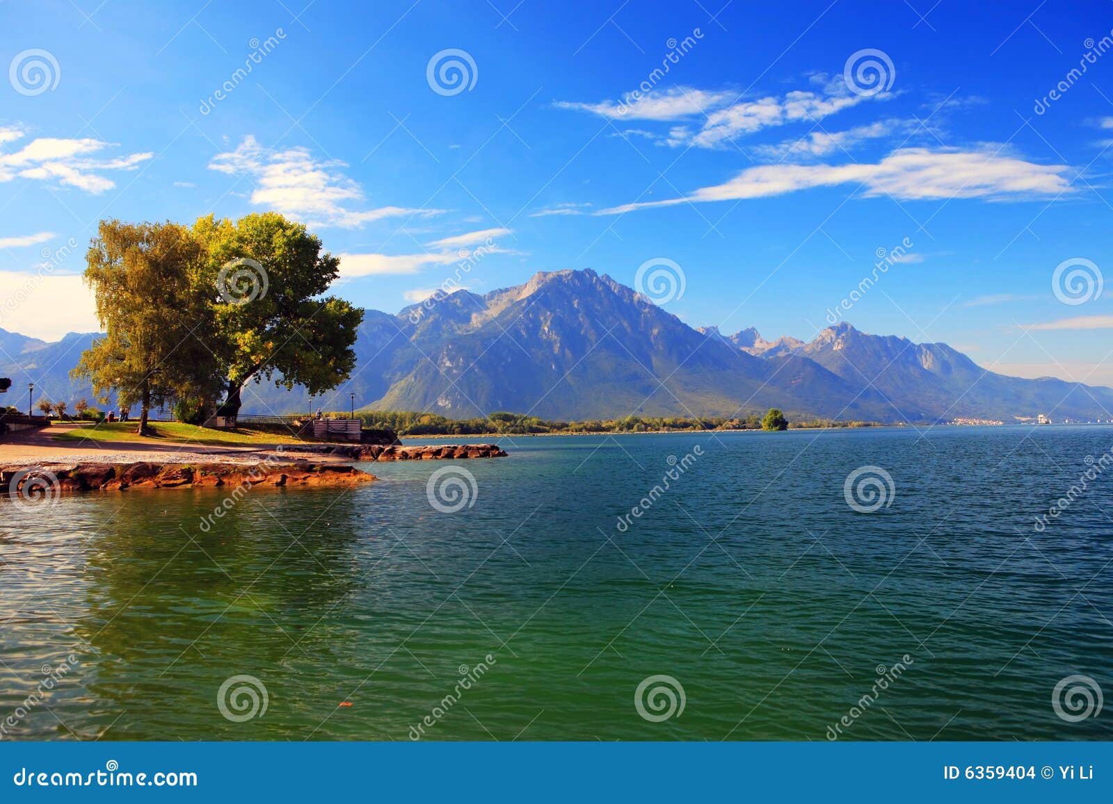 Lake Scenery stock photo. Image of europe, white, water - 6359404