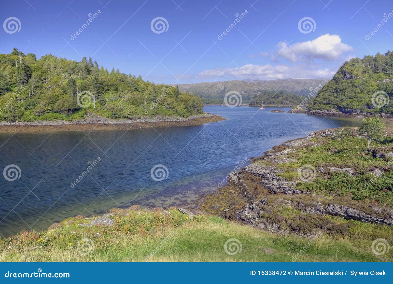 Lake in Scotland stock photo. Image of outdoor, loch - 16338472