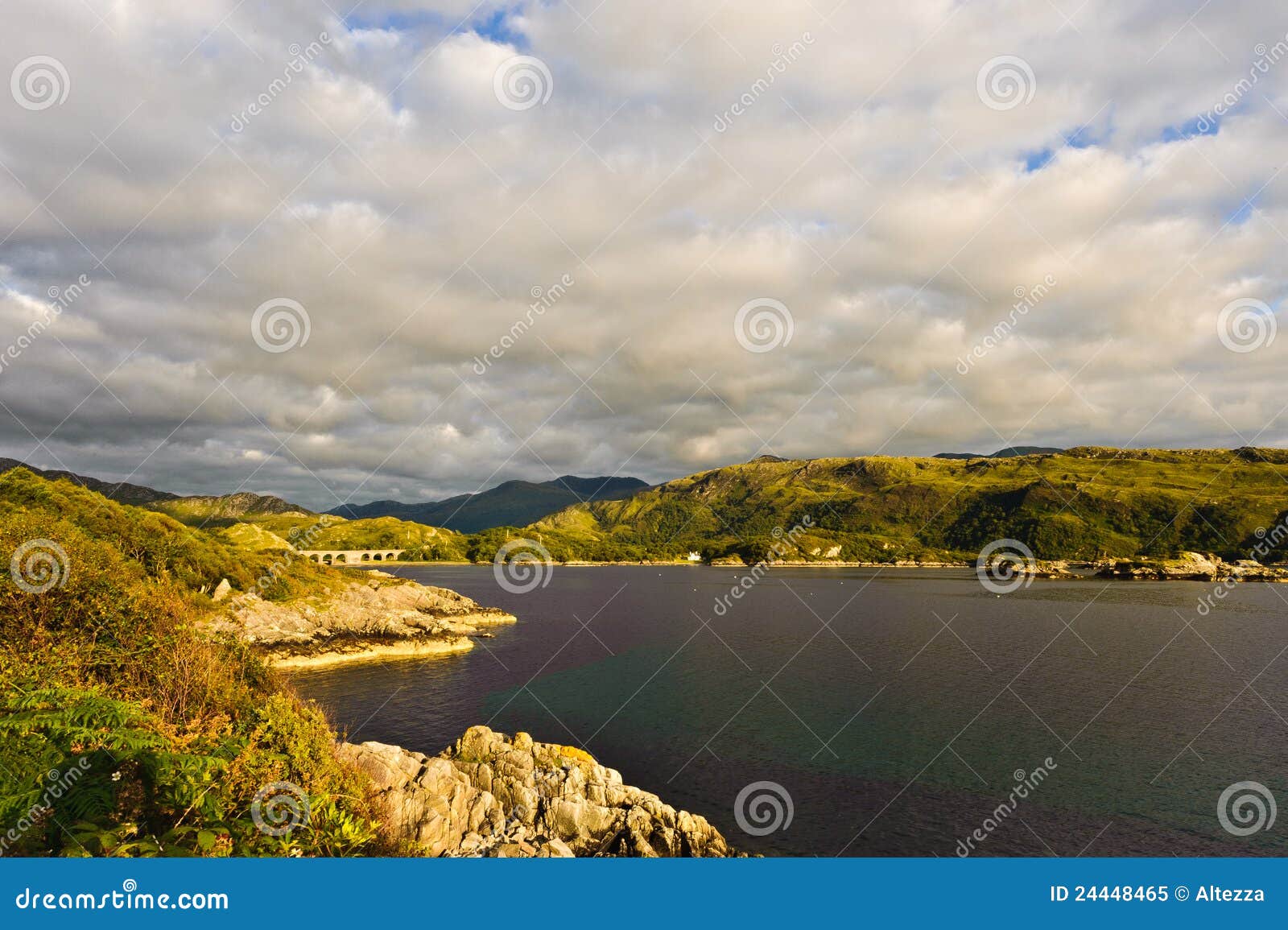 Lake in Scotland stock image. Image of travel, loch, lake - 24448465