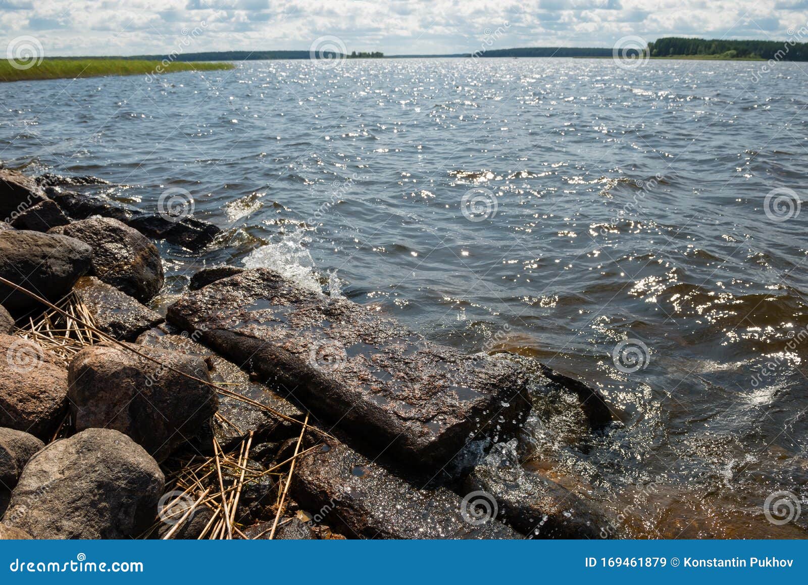 Lake Seliger on a Summer Day Stock Image - Image of holiday, pond ...