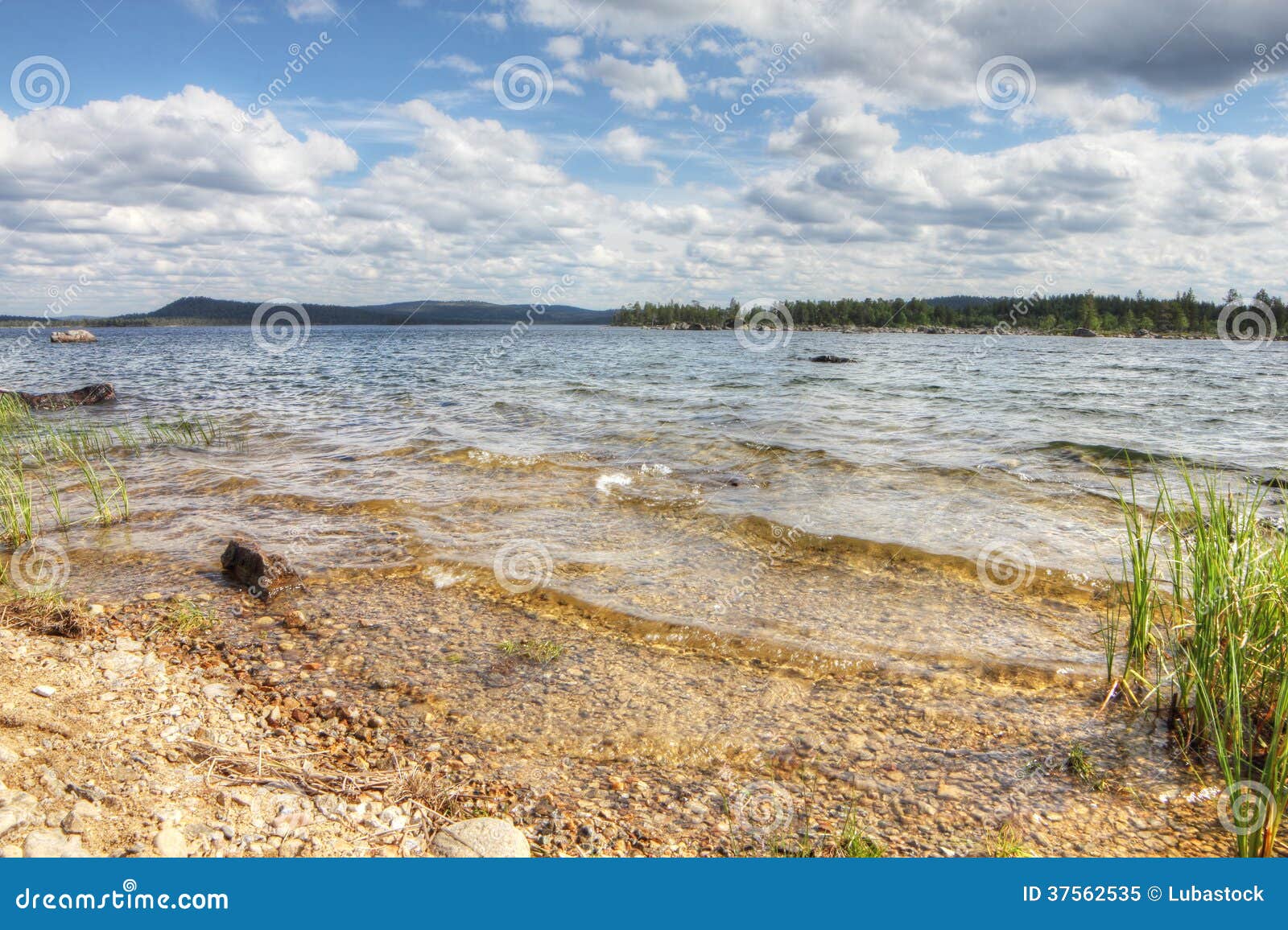 Lake shore stock image. Image of coastal, beautiful, landscape - 37562535