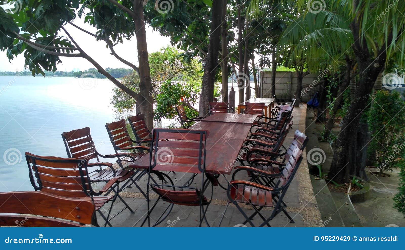 Lake Side View Restaurant Jagarawa Editorial Stock Image - Image of ...