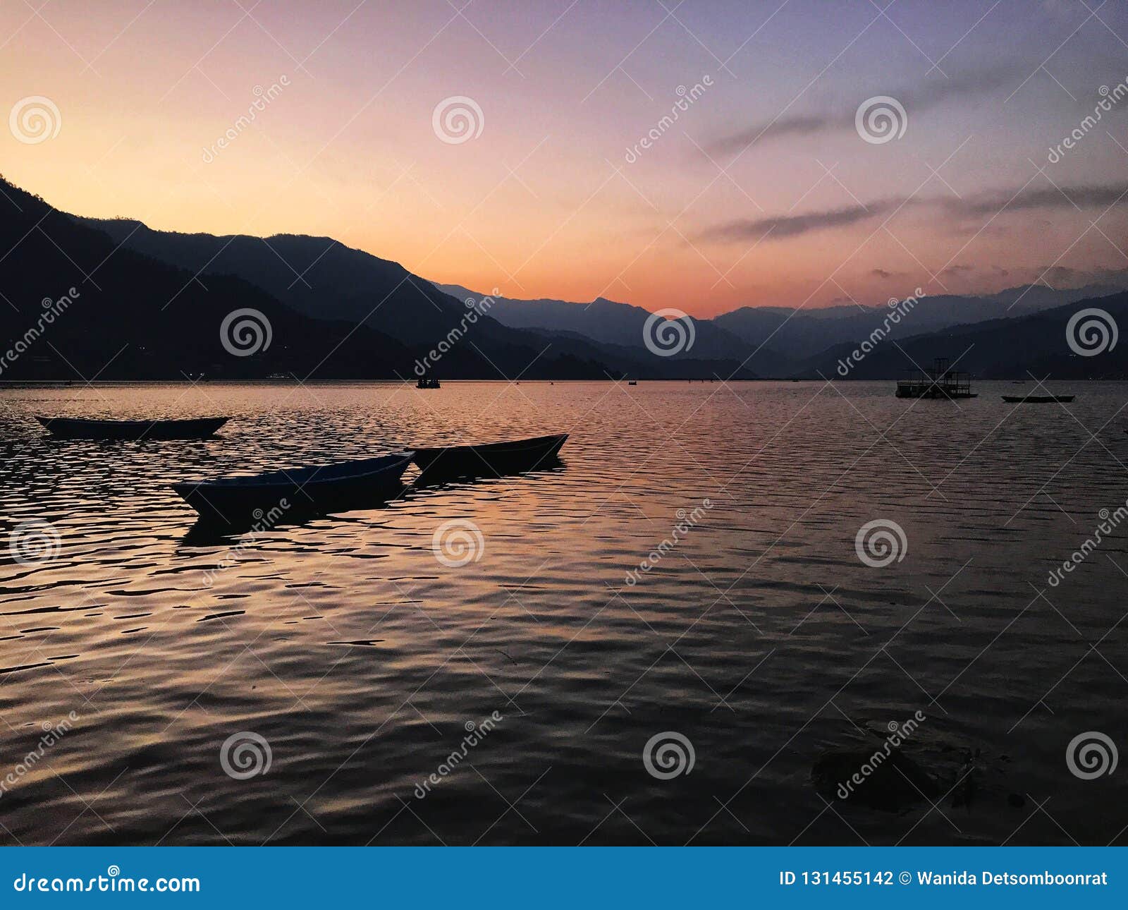 Lake side view stock photo. Image of time, lake, side - 131455142