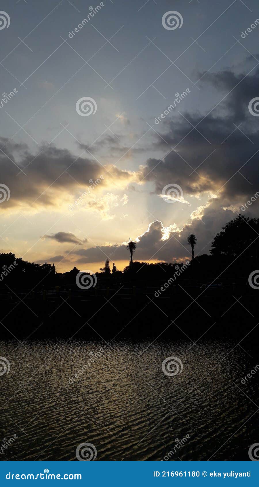 Siluet In Sunset Stock Photo | CartoonDealer.com #53948952