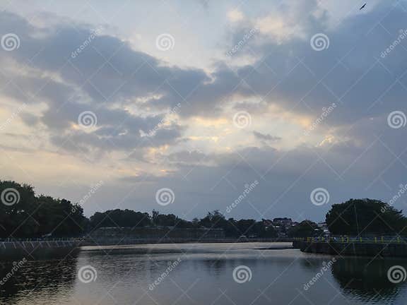 The Lake sky view water stock photo. Image of view, water - 227424724