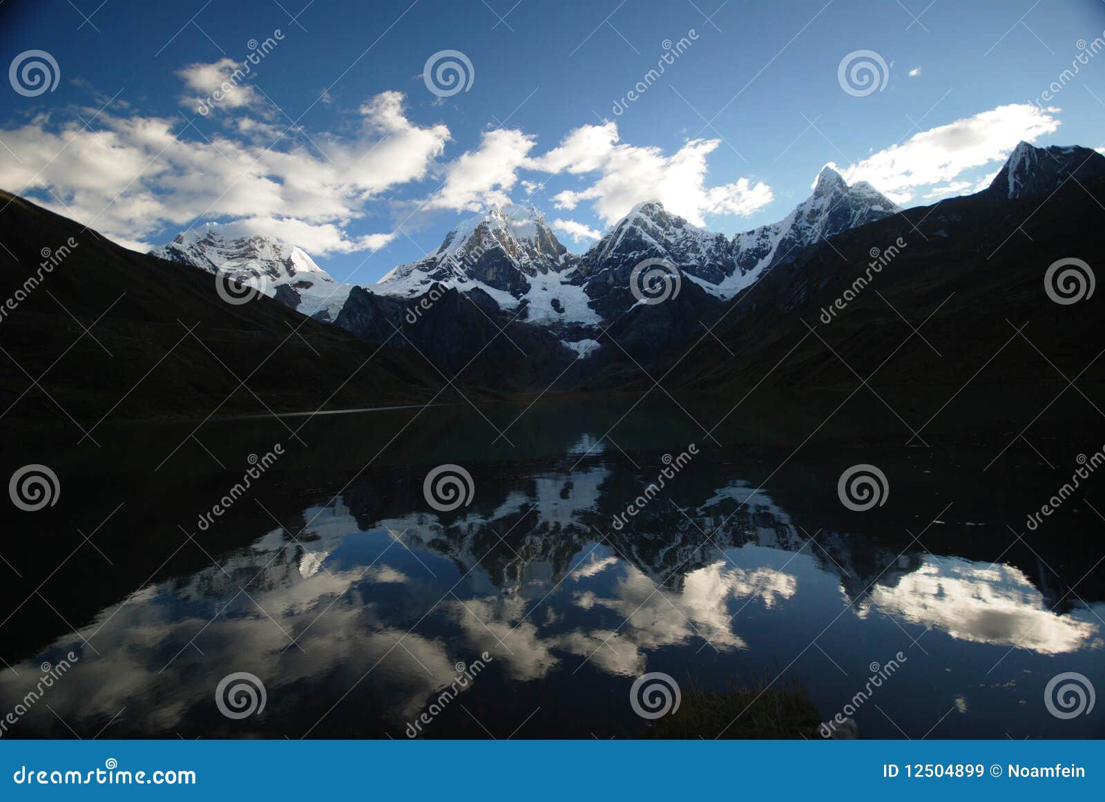 Lake and Snow Peaks of Peru Stock Image - Image of nature, hiking: 12504899