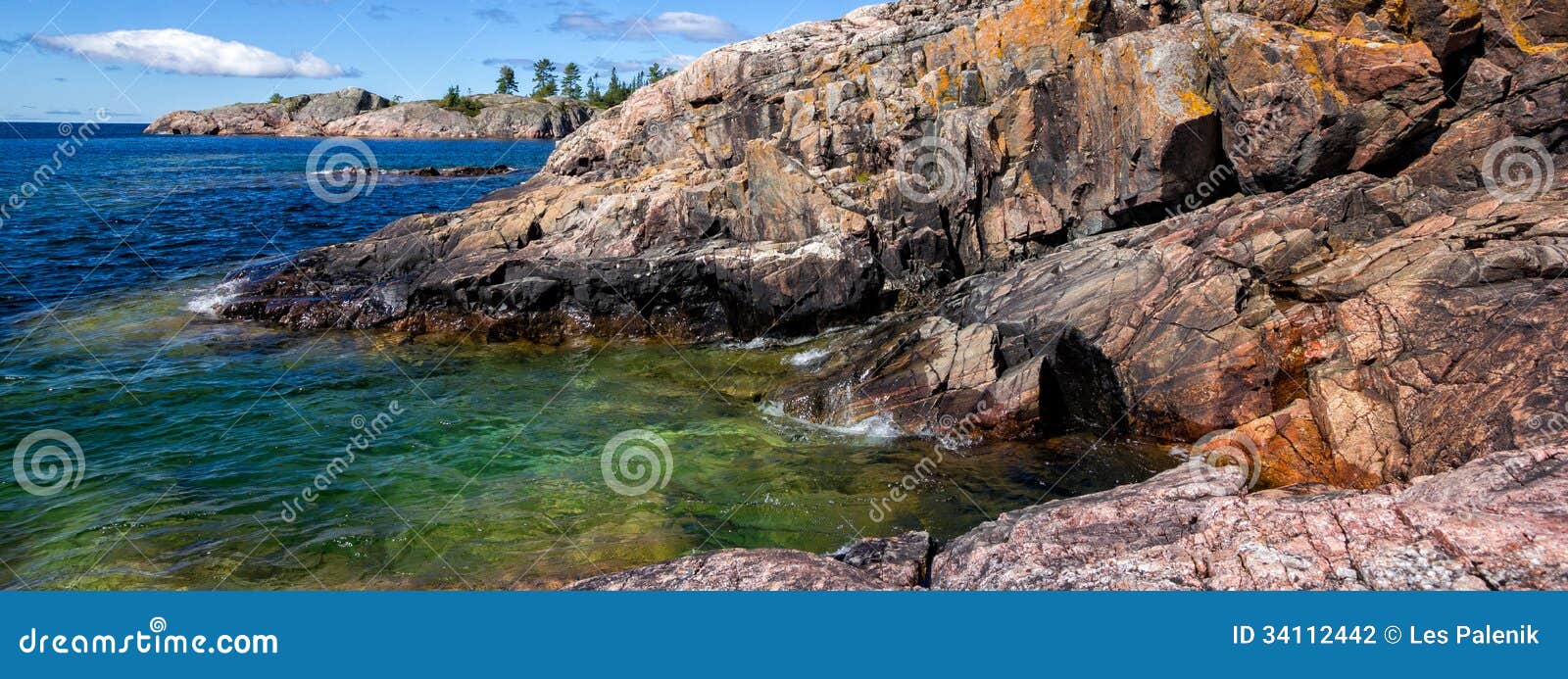 Lake Superior Rugged Coastline Stock Photo - Image of waves, coastline ...
