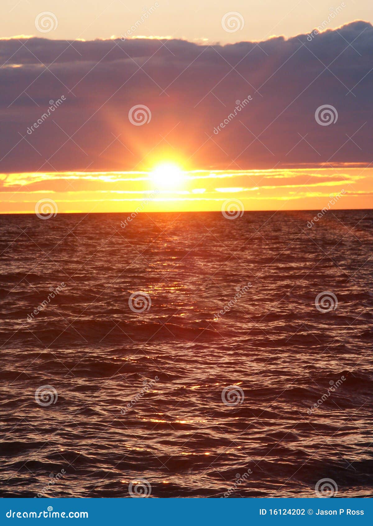 Lake Superior Sunset stock photo. Image of peninsula - 16124202