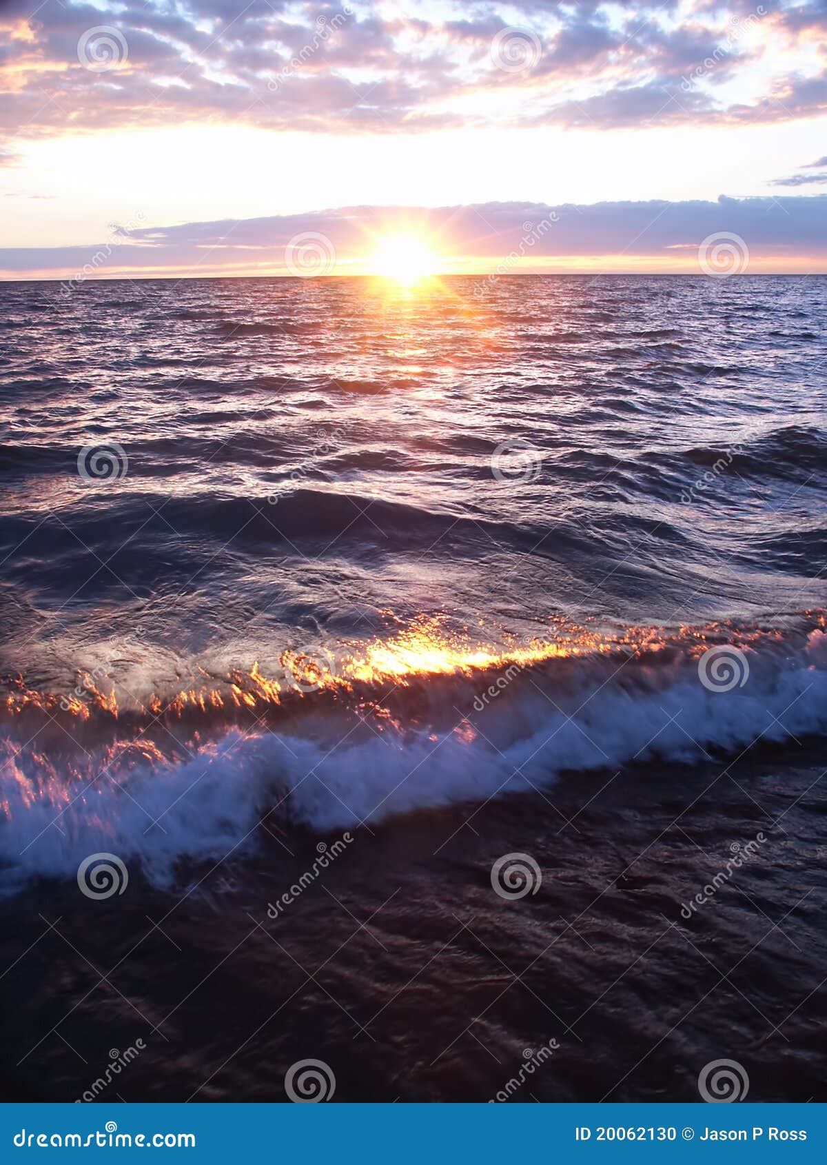 Lake Superior Sunset stock photo. Image of sunset, spectacular - 20062130