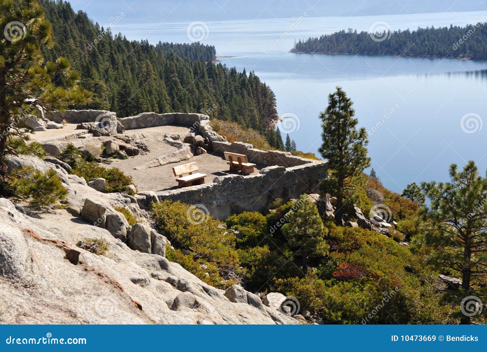 Lake Tahoe Scenic Overlook stock image. Image of vacation - 10473669