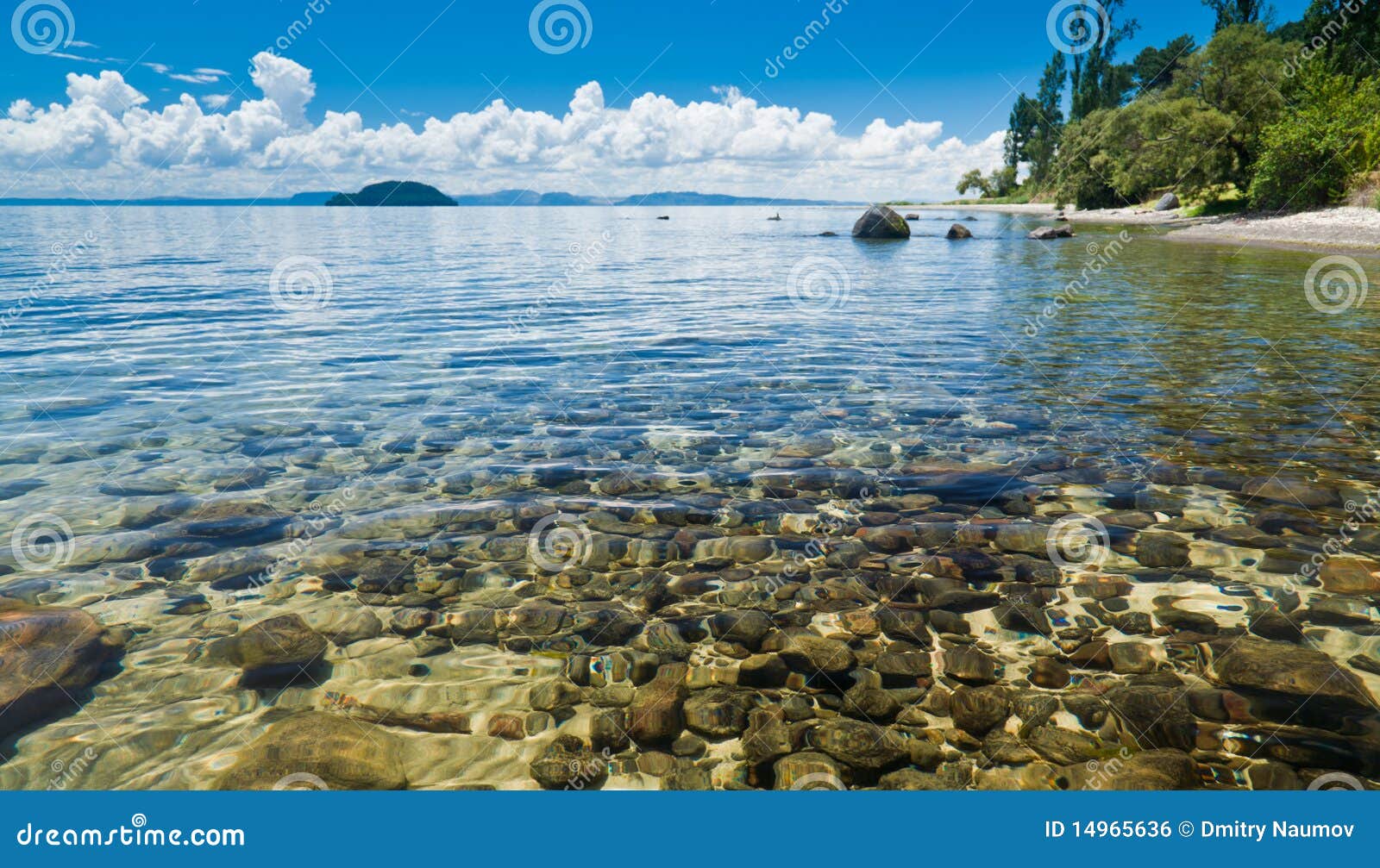 Lake Taupo stock photo. Image of pond, season, crystal - 14965636