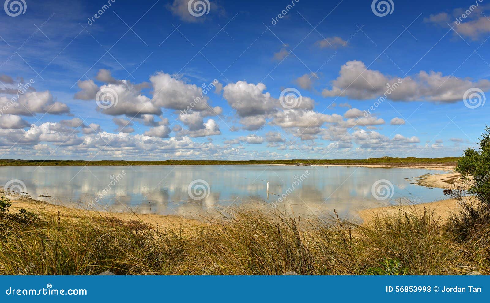 Lake Thetis and Its Reflection Stock Photo - Image of jurien, water ...
