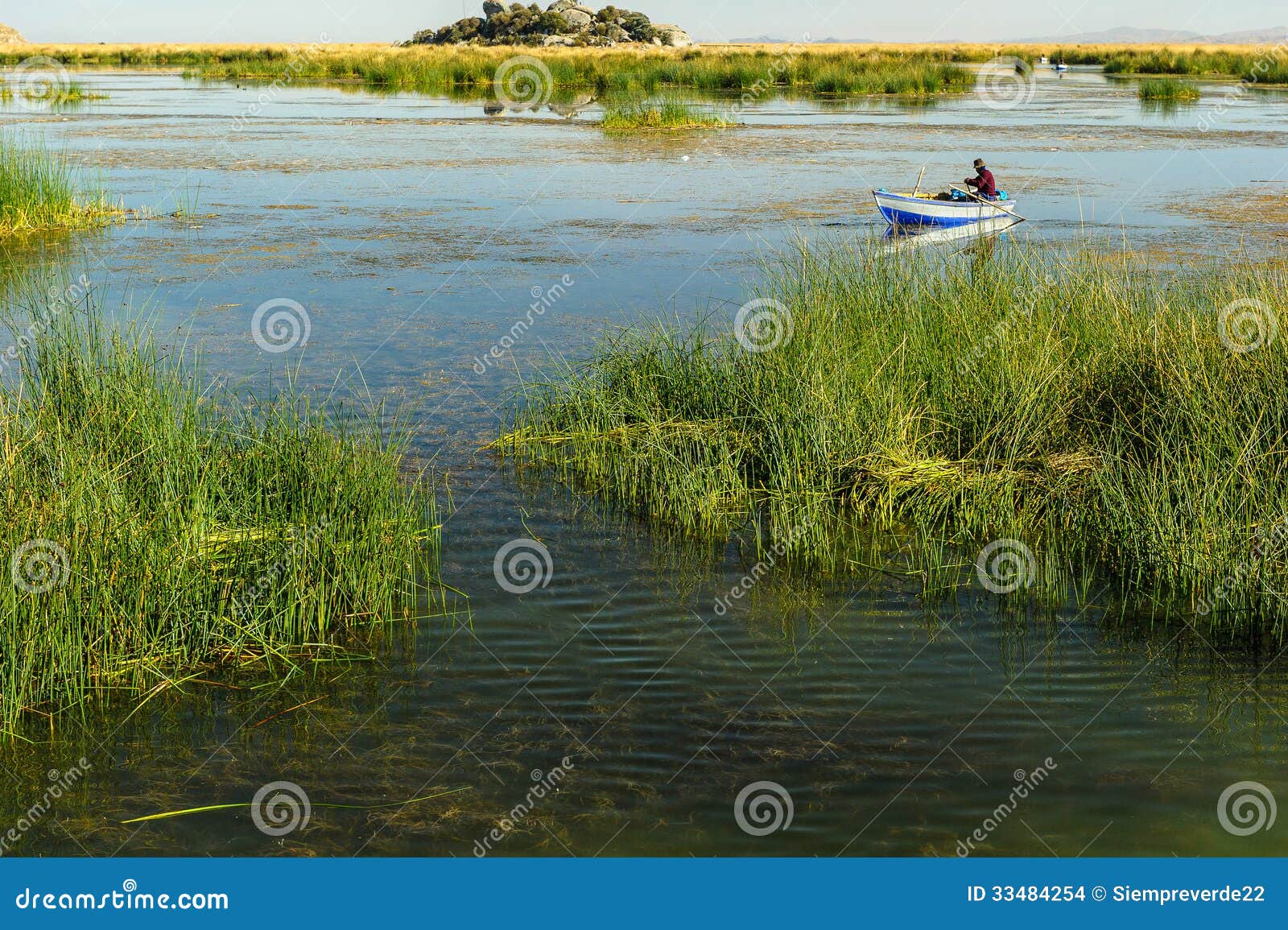 Lake Titikaka, Peru stock photo. Image of lake, peru - 33484254