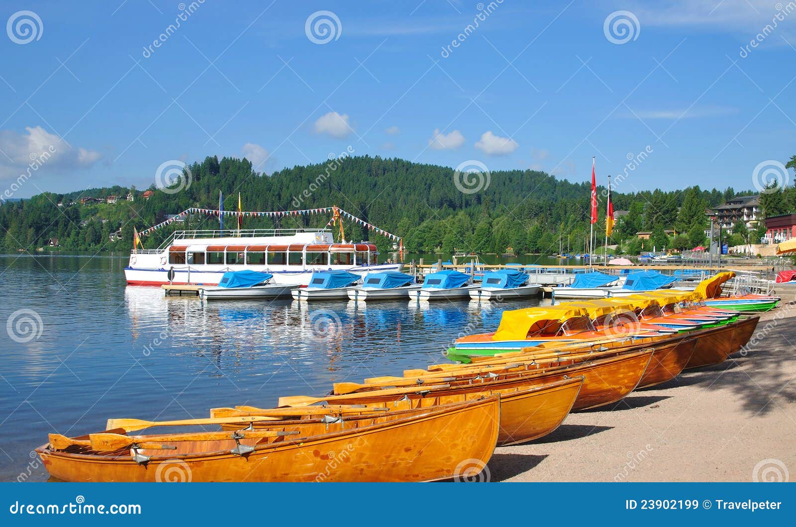Lake Titisee, Black Forest, Schwarzwald, Germany Stock Image - Image of ...