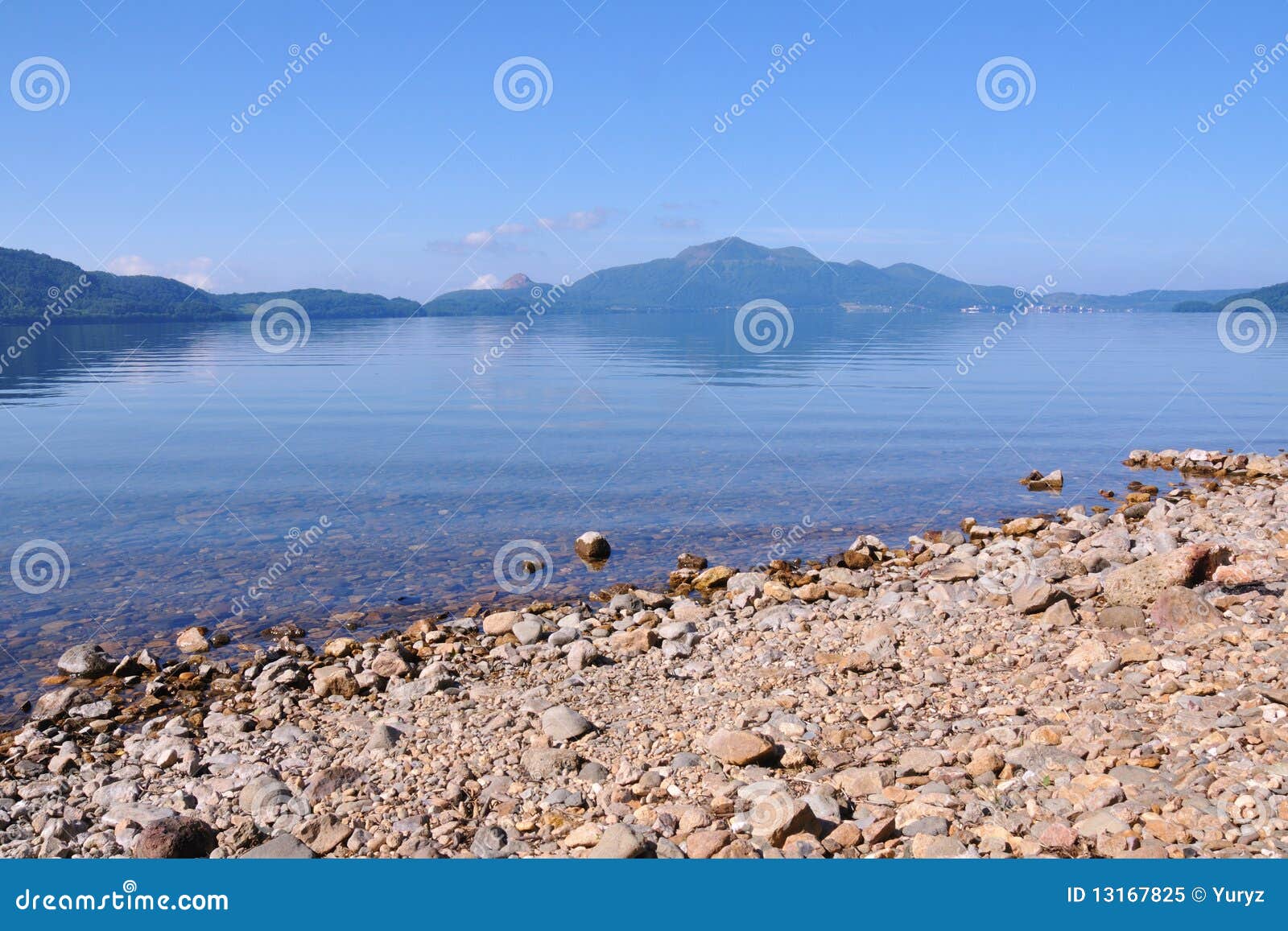 Lake Toya stock image. Image of resort, reflection, hokkaido - 13167825