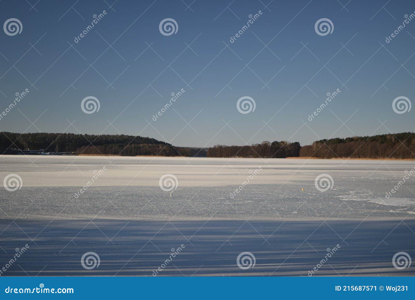 Lake Ukiel in Olsztyn in the Winter Time Stock Image - Image of outdoor ...