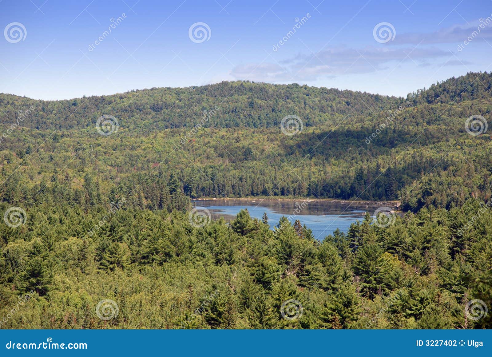 Lake in valley stock photo. Image of lake, sunny, landscape - 3227402