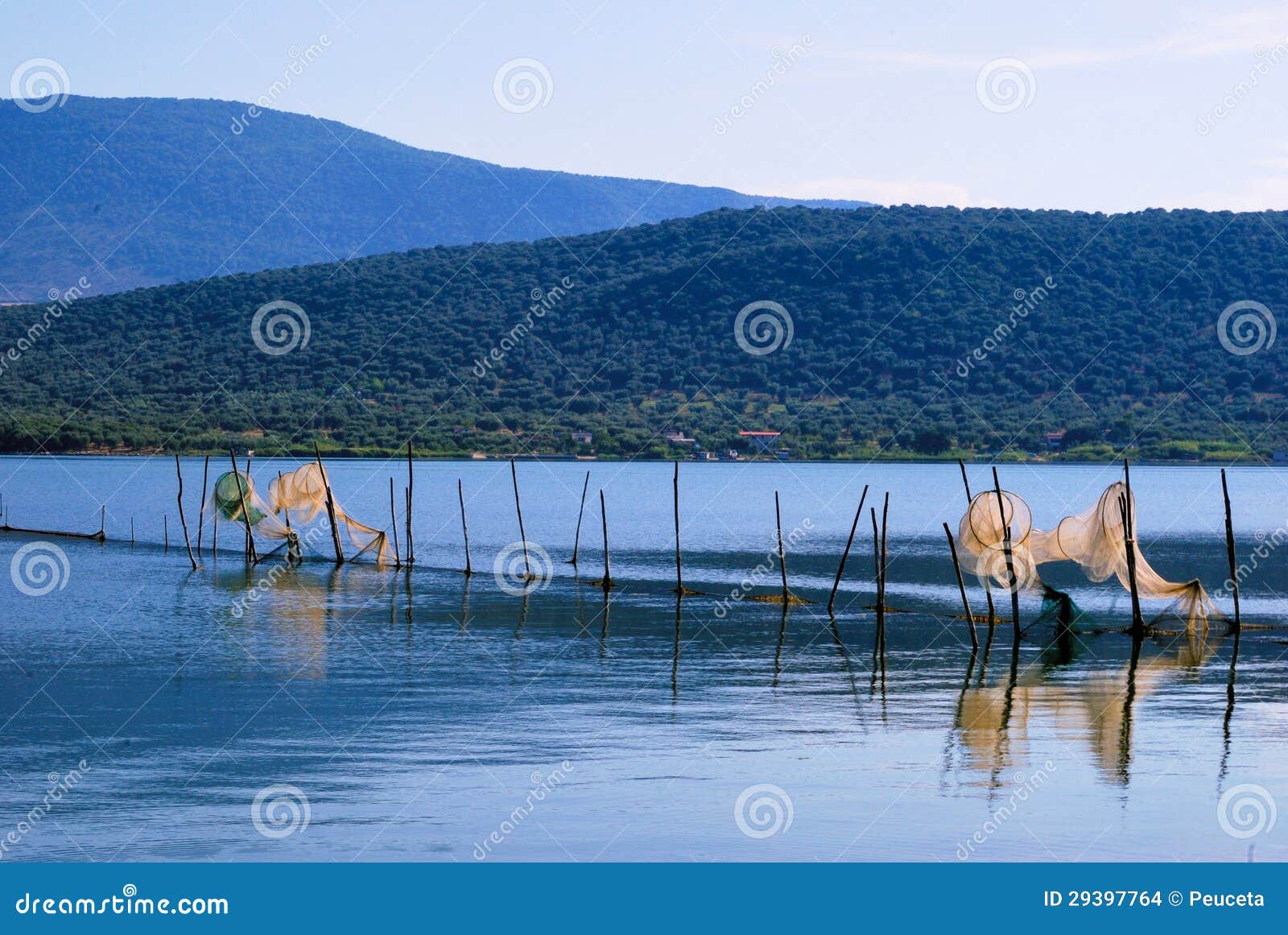 Lake Varano aquaculture stock photo. Image of aquaculture - 29397764