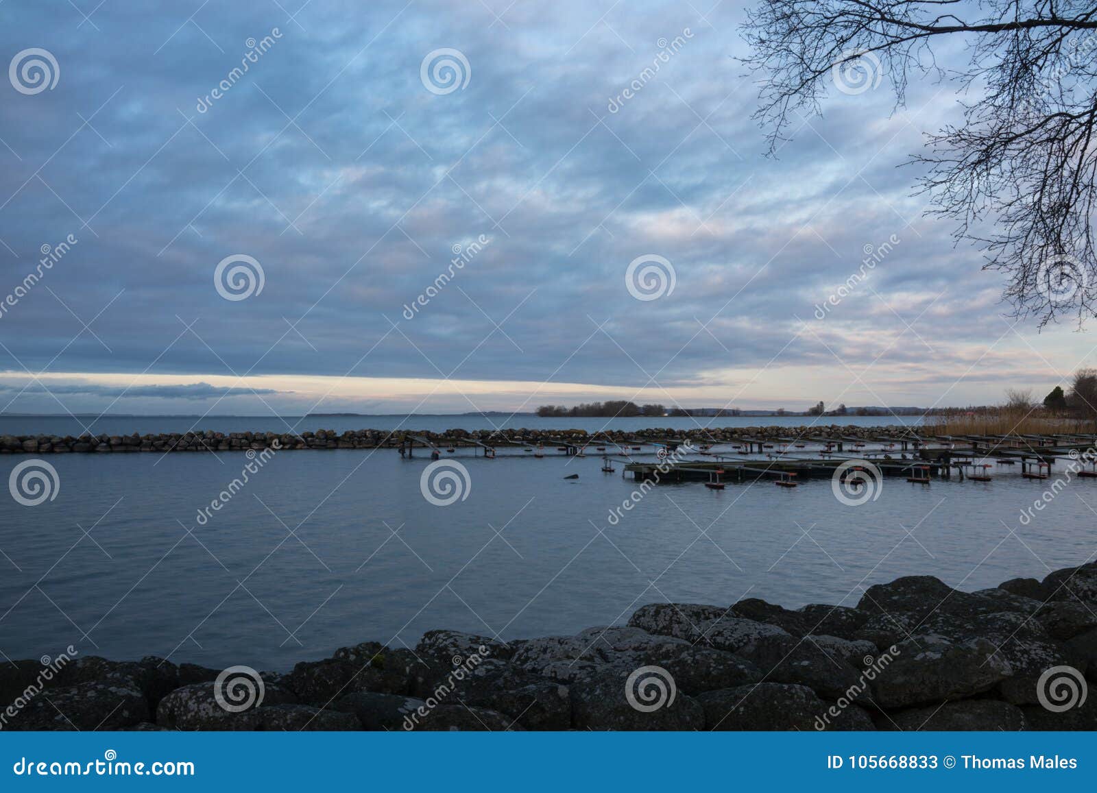 Lake Vattern stock image. Image of summer, mountains - 105668833
