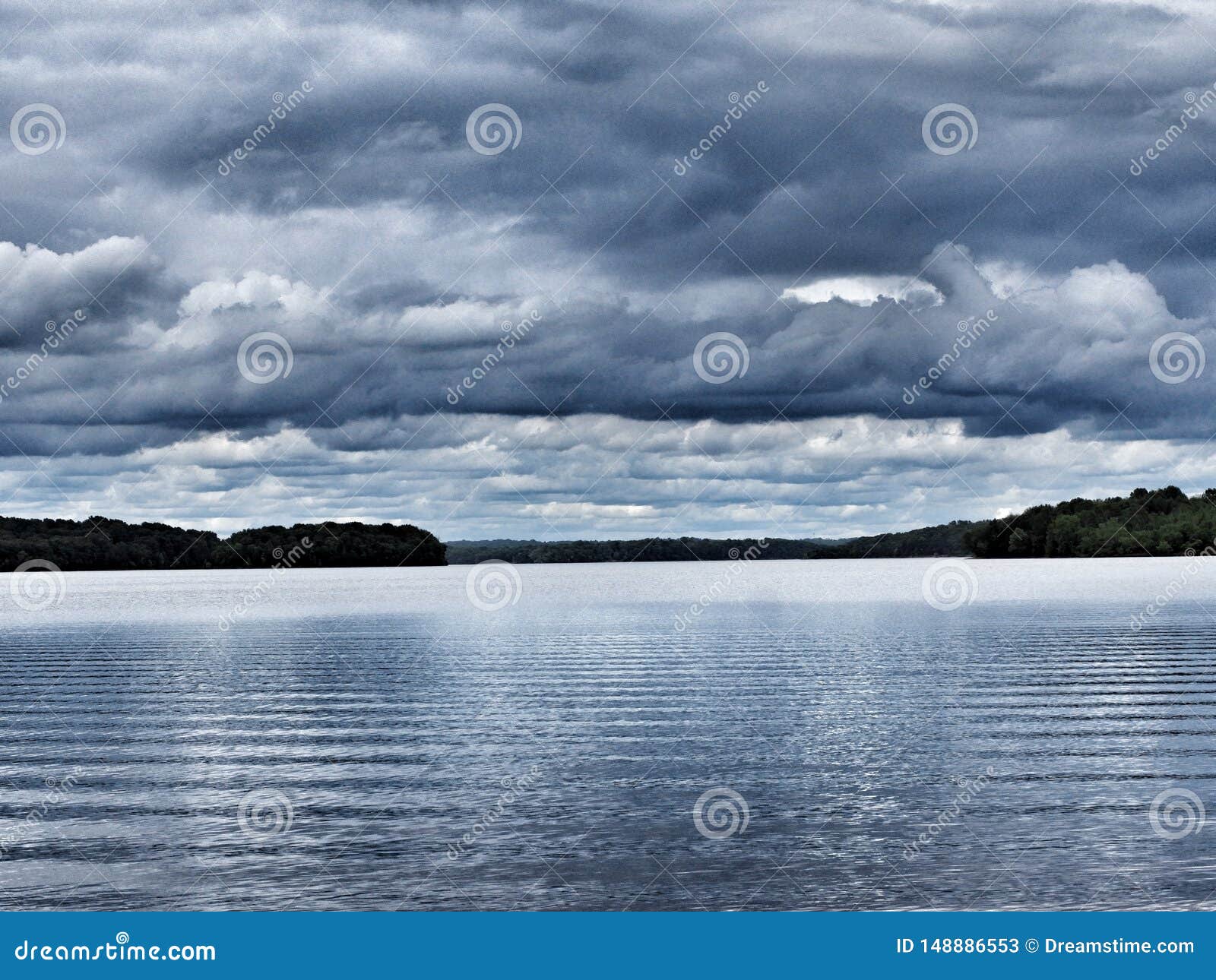 Reflection Of Clouds In Grand Prismatic Spring In The Midway Geyser ...