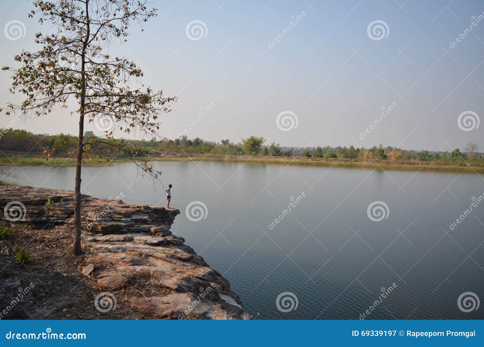 Lake view stock image. Image of lake, holidays, happy - 69339197