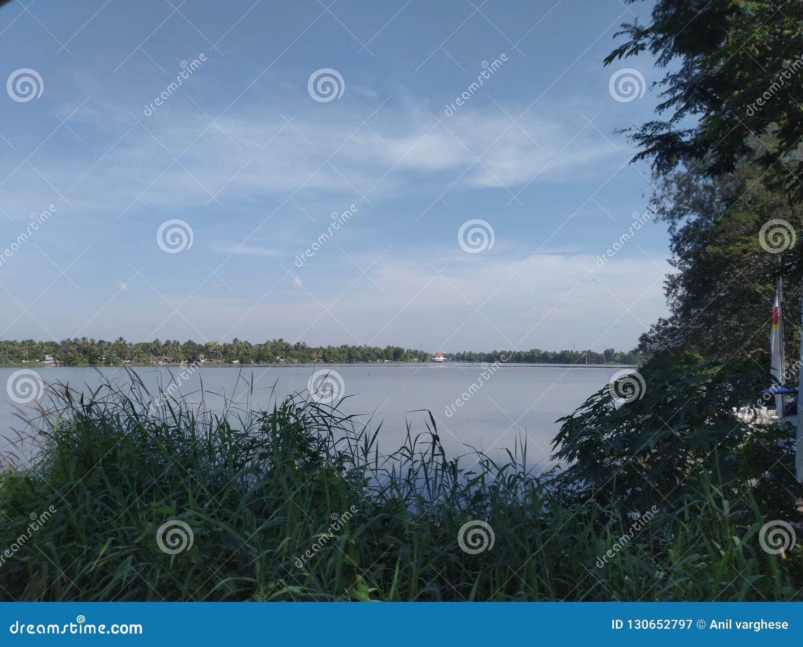 Lake stock image. Image of alappuzha, watch, lake, view - 130652797