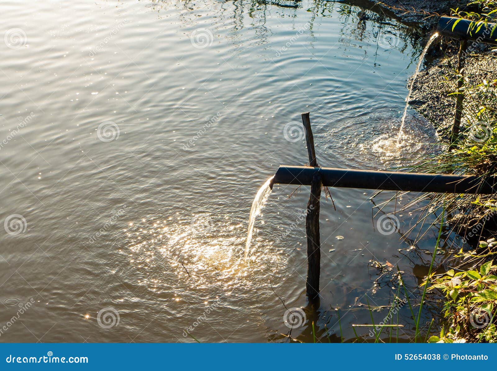 Lake stock photo. Image of countryside, pipes, unspoiled - 52654038