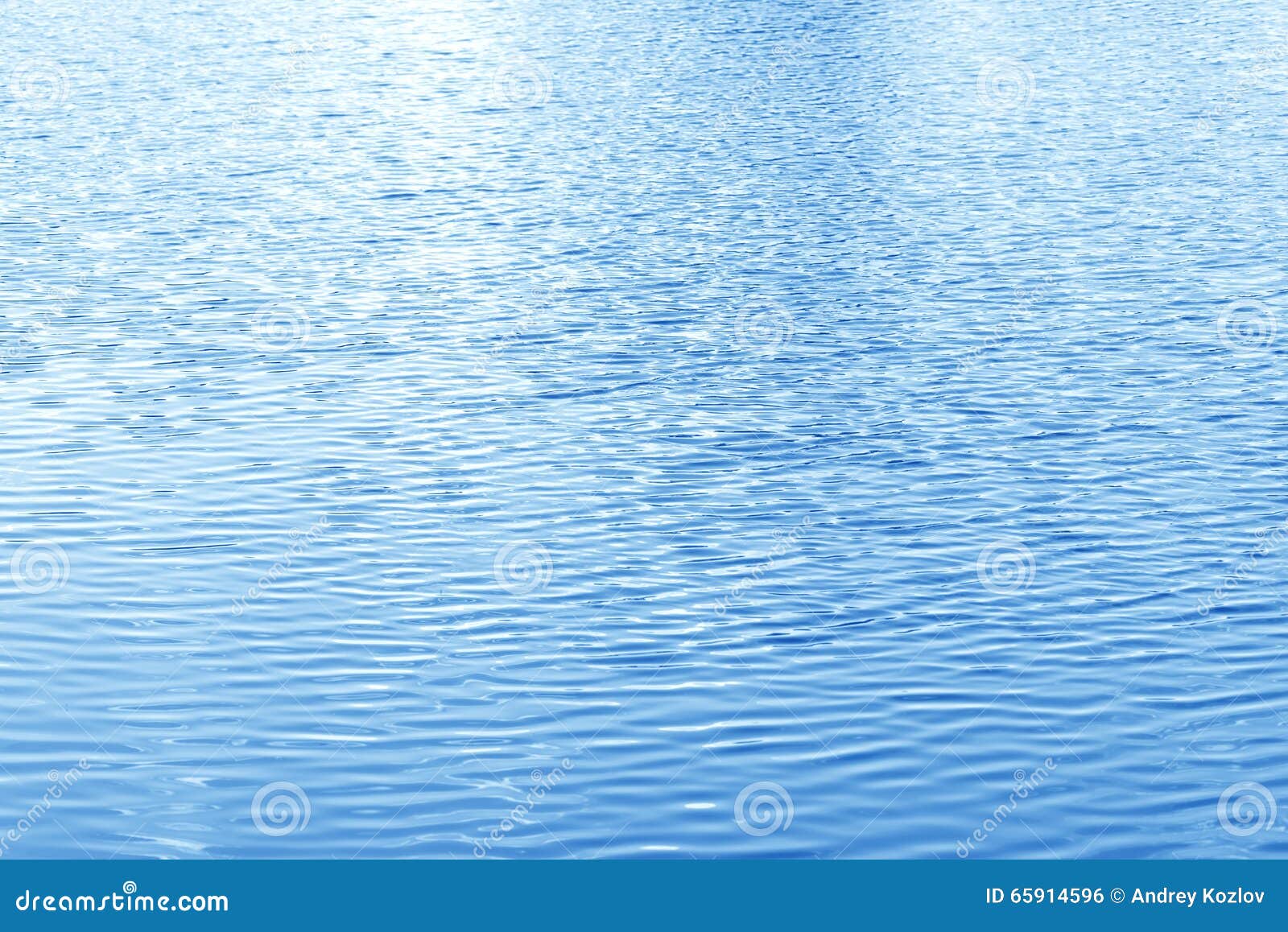 Lake Water Surface Blue Ripple Stock Photo - Image of background, empty ...