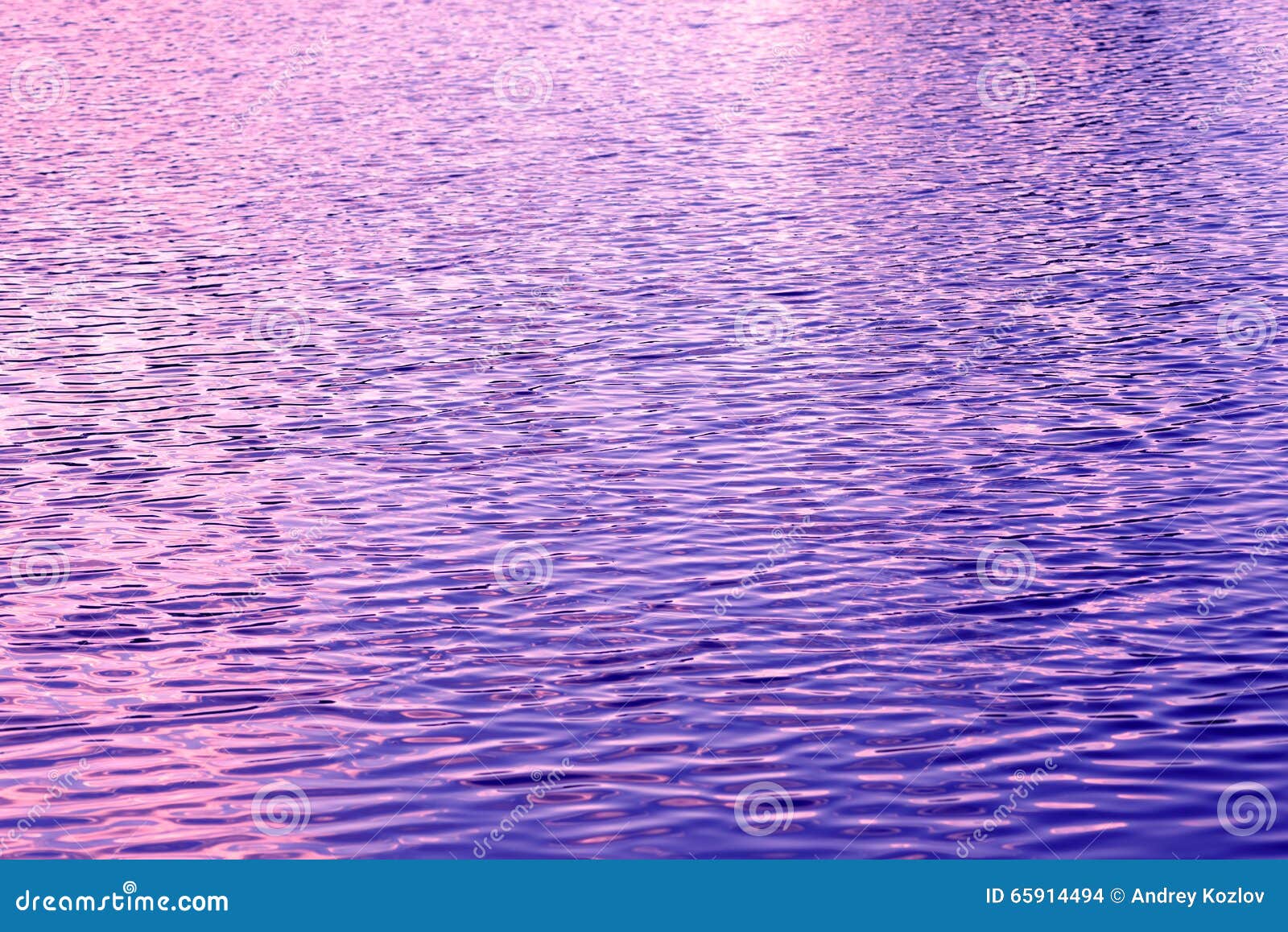Lake Water Surface Ripple Blue and Purple Stock Photo - Image of ...