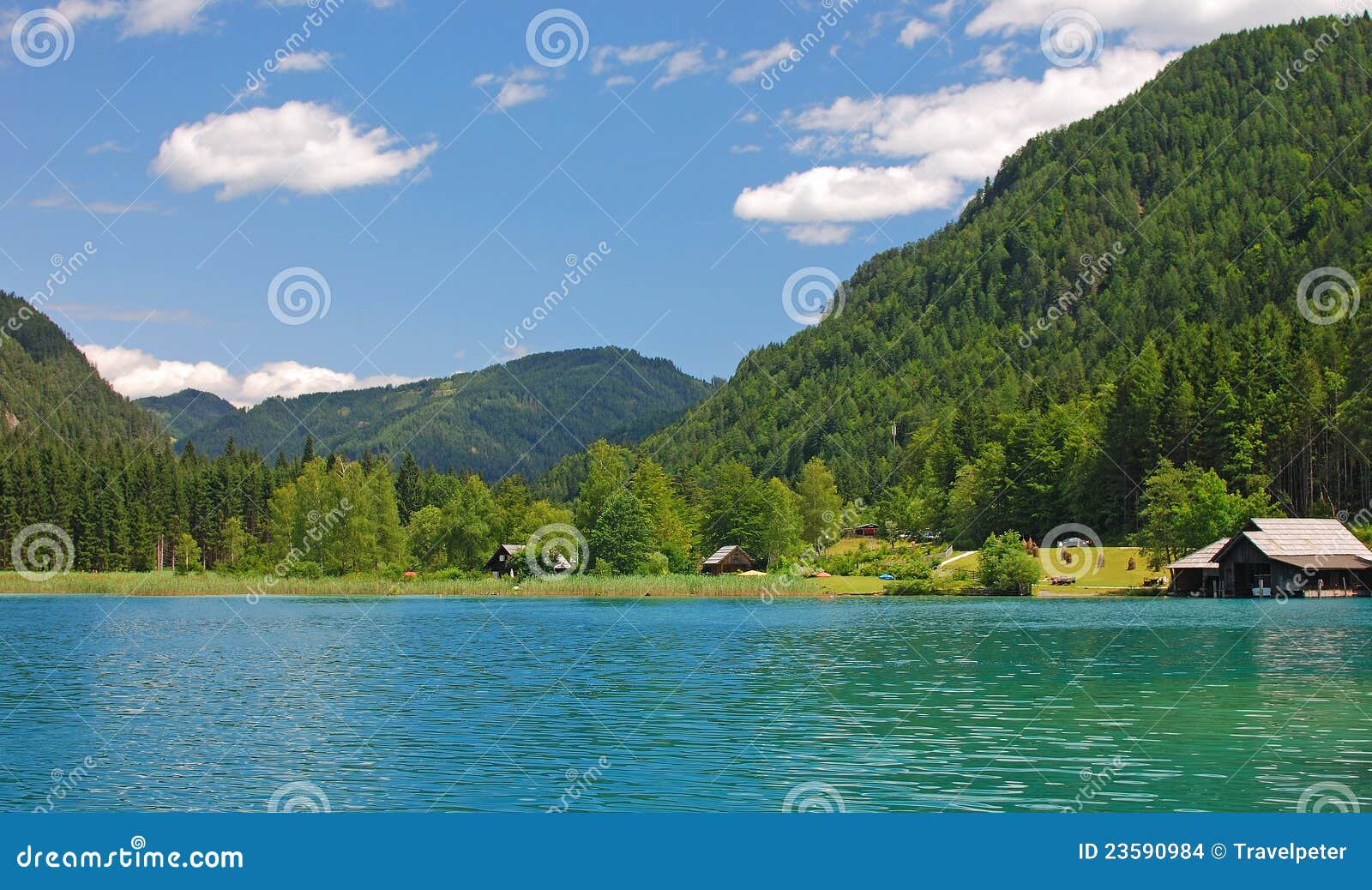 Lake Weissensee,Carinthia,Austria Stock Photo - Image of carinthia ...