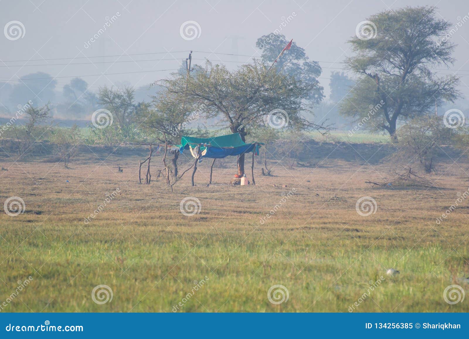 Lake and Wetland Encroachment in India Stock Image - Image of pradehs ...