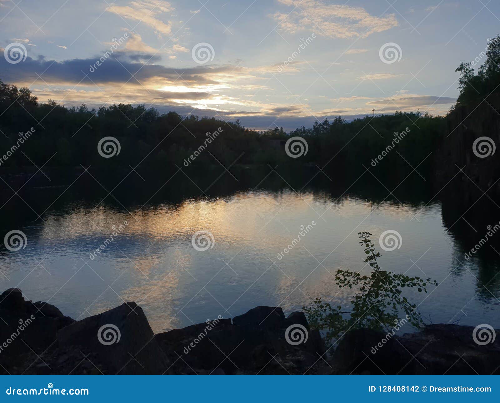 Lake stock photo. Image of cute, lake, little, butterfly - 128408142