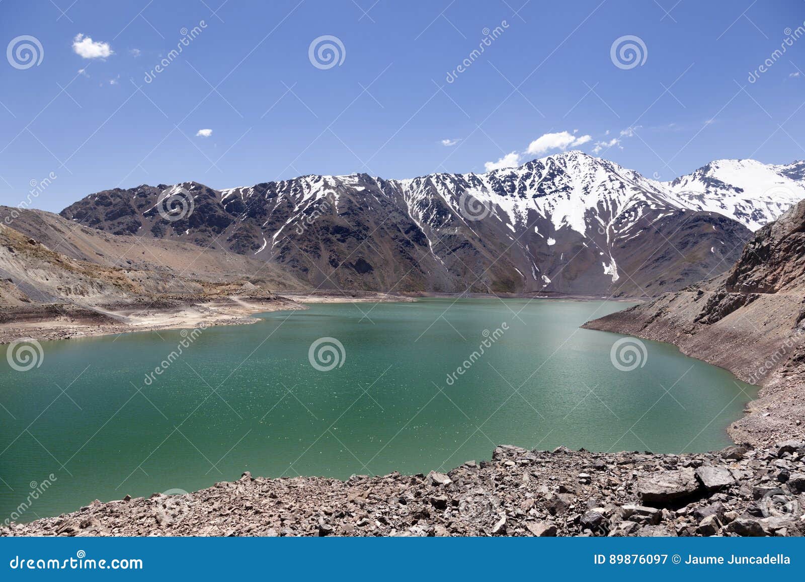 Lake of Yeso stock image. Image of nature, peak, road - 89876097