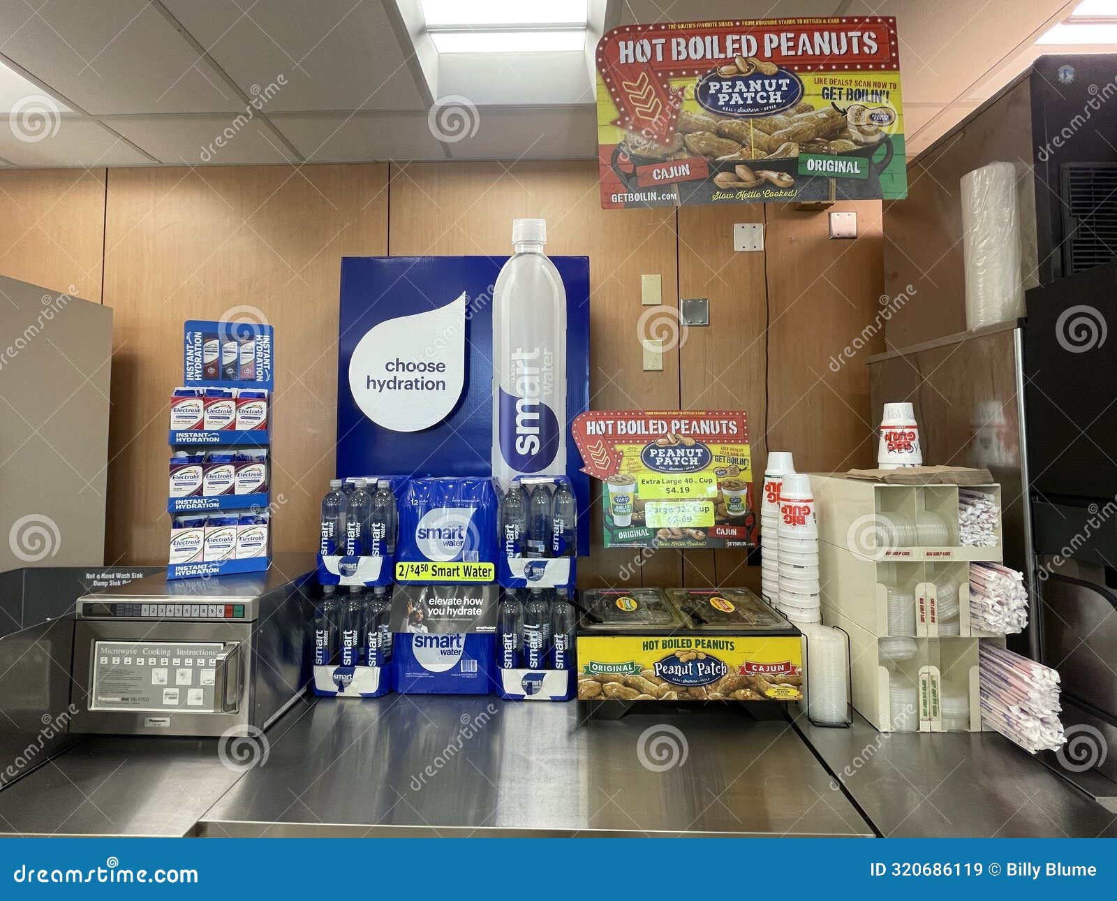 7 11 Convenience Store Peanut Patch Boiled Peanuts Display Table ...