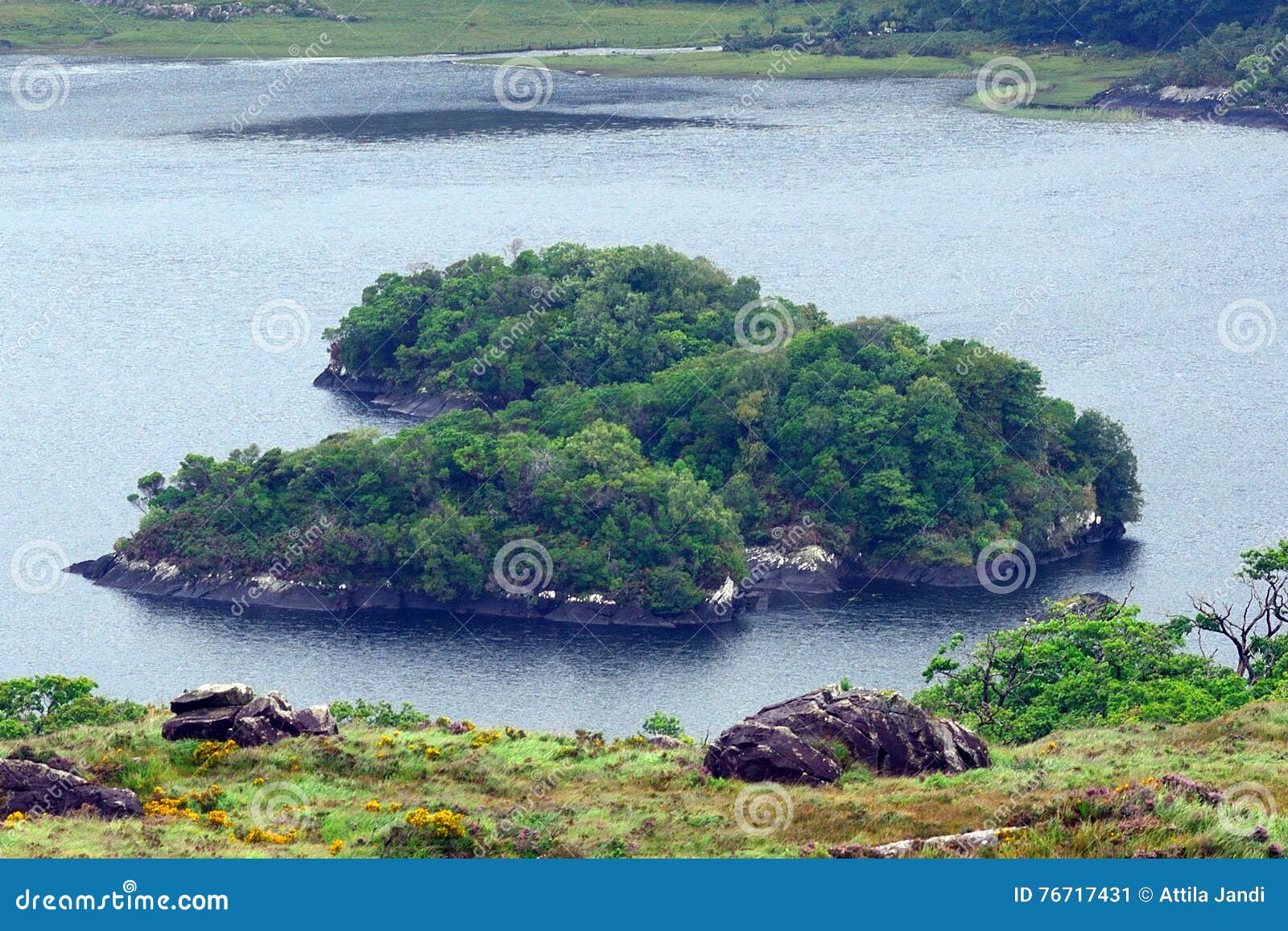 Lakes in the Killarney National Park, Ireland Stock Image - Image of ...
