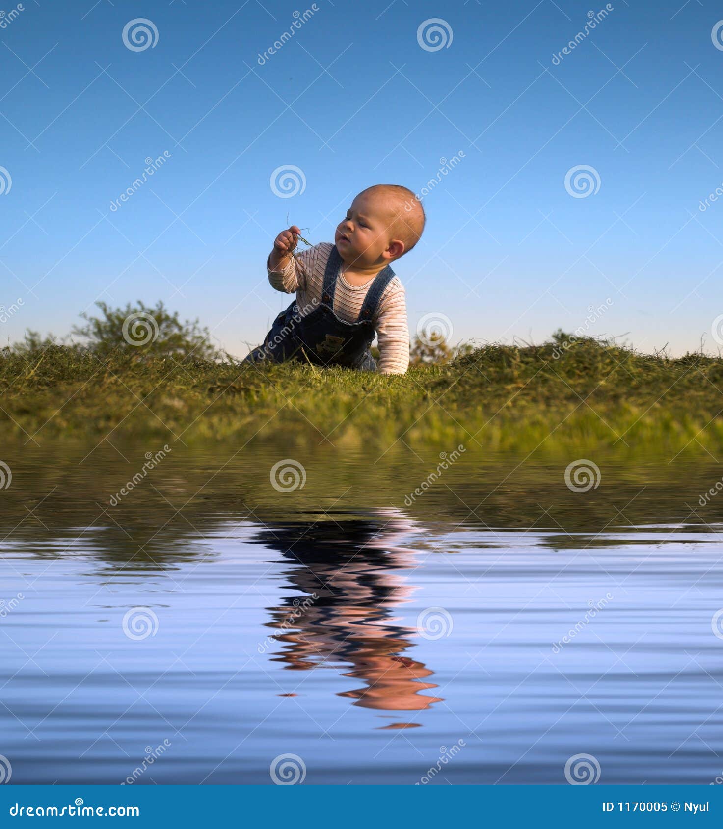 On the lakeside stock image. Image of freedom, childhood - 1170005