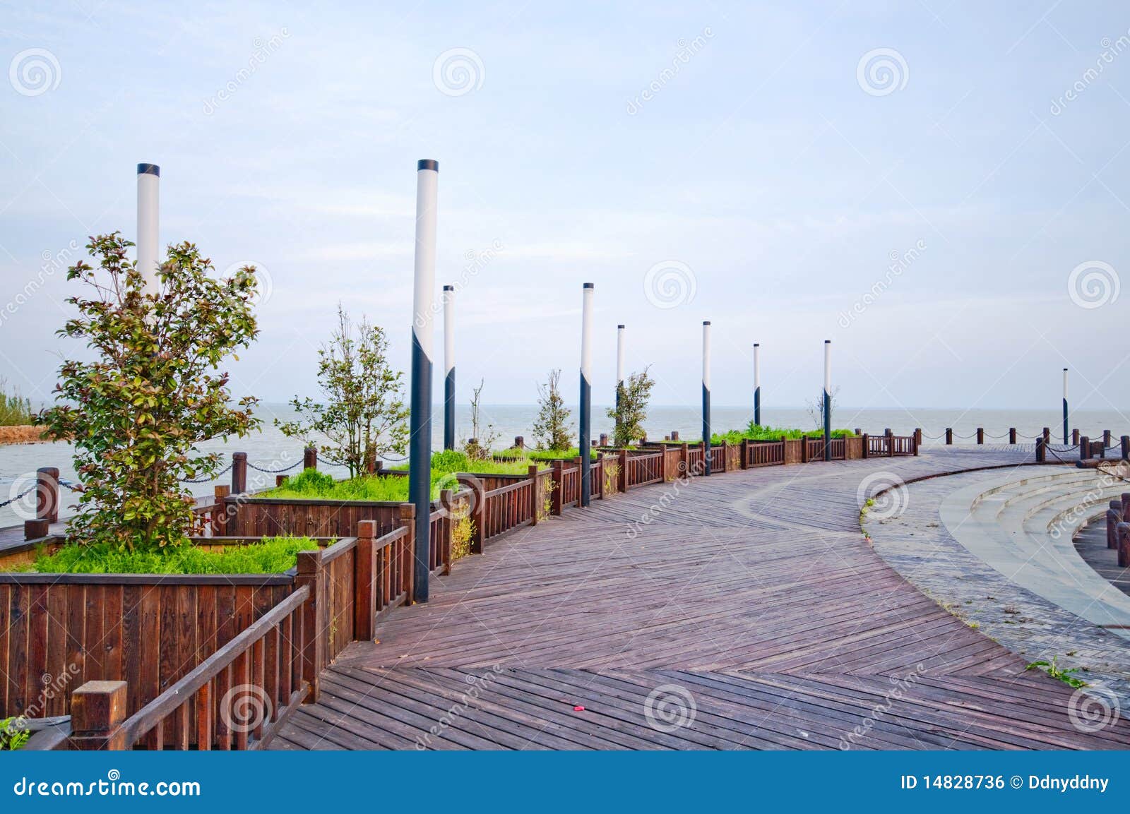 Lakeside stock photo. Image of blue, curve, color, parterre - 14828736