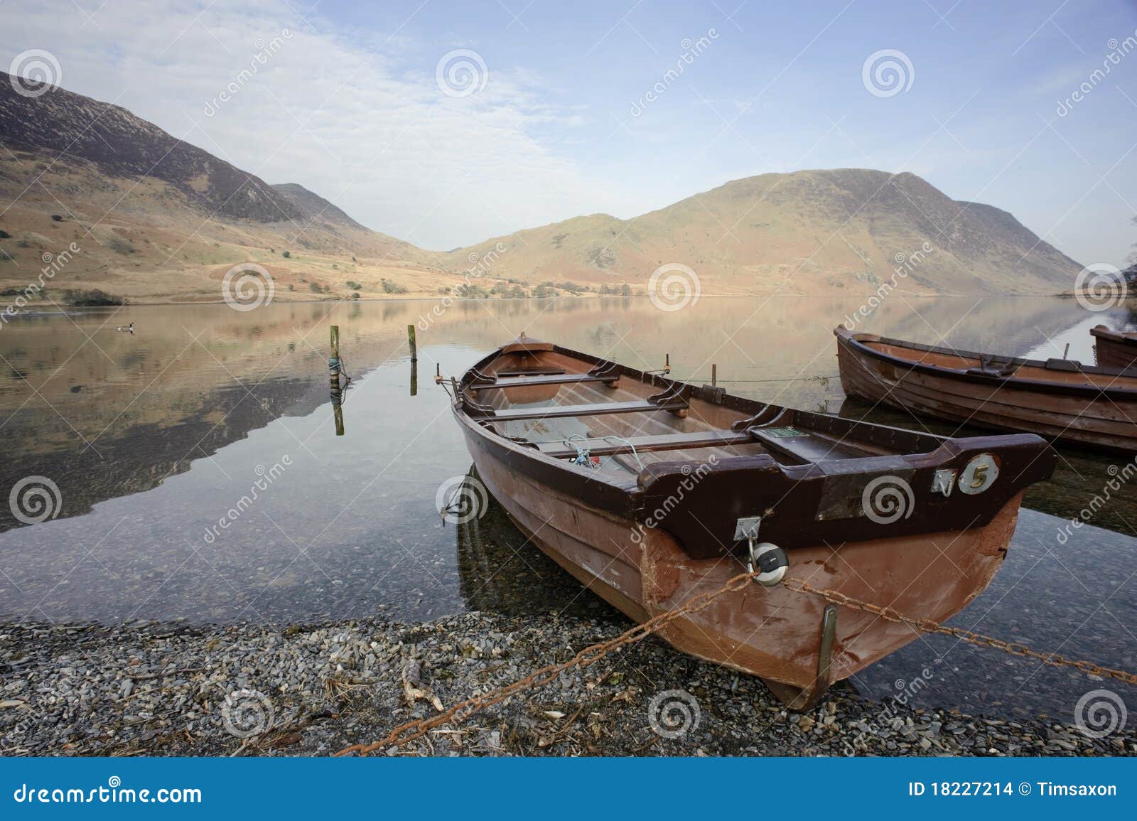 Lakeside Boats stock photo. Image of cumberland, english - 18227214