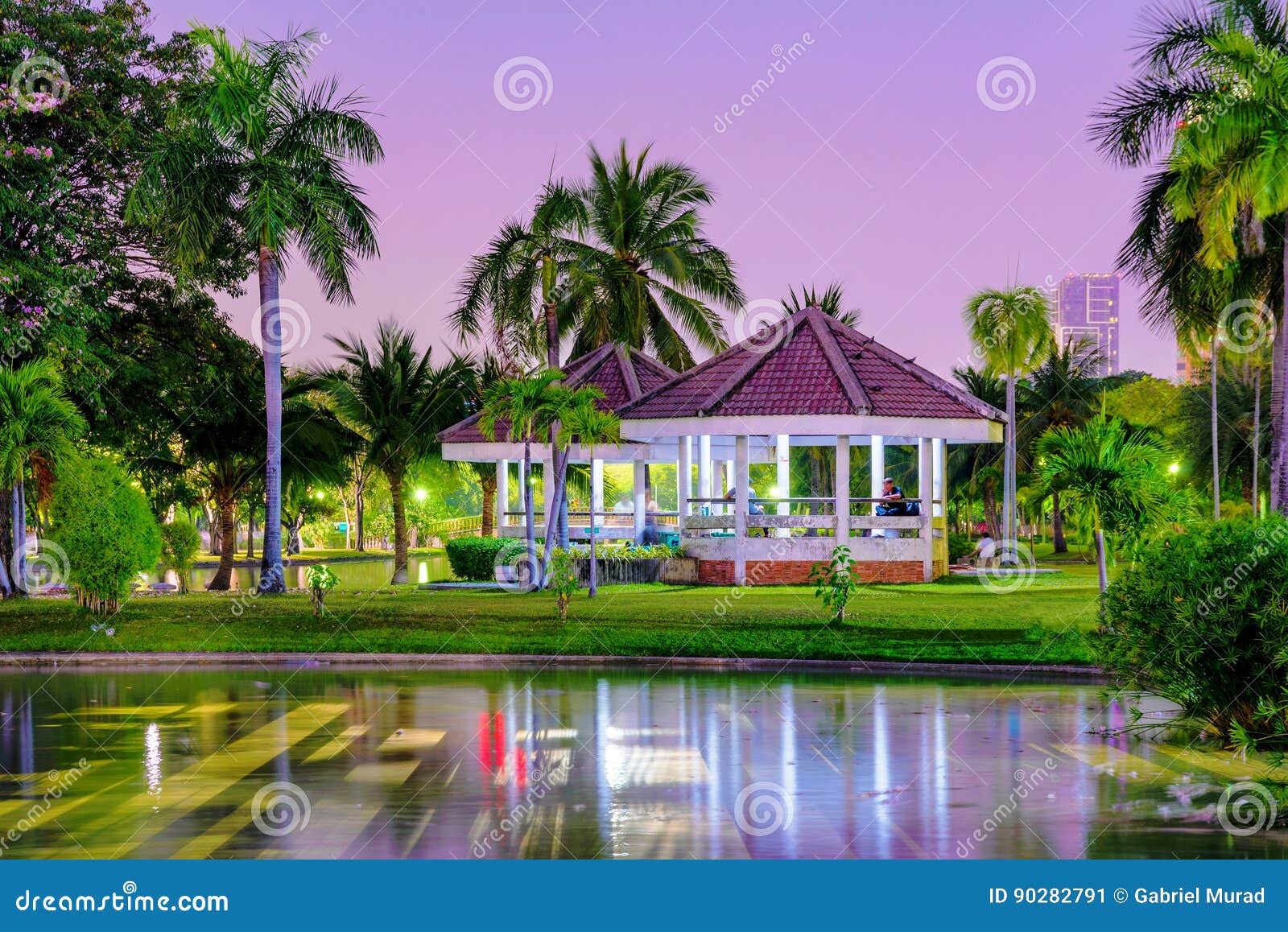 Lakeside Pavilion Scenery Royalty-Free Stock Photography ...