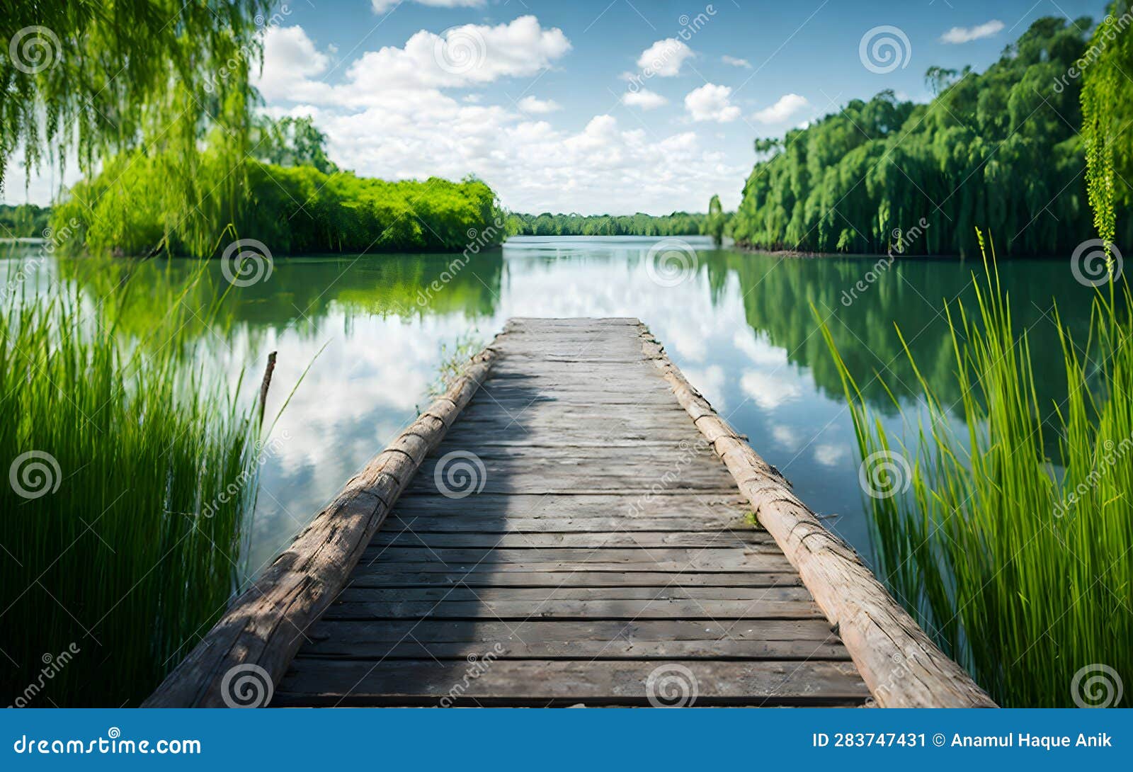 Lakeside in Summer Time, Fresh Beauty in Nature Concept Stock ...
