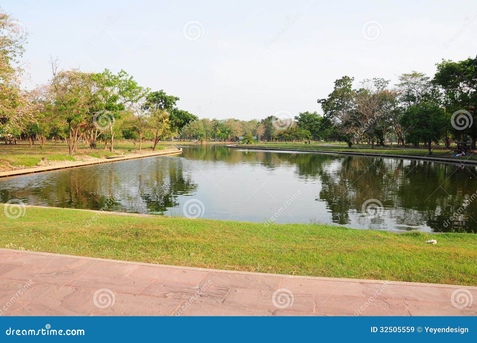 Lakeside View stock image. Image of island, landscape - 32505559