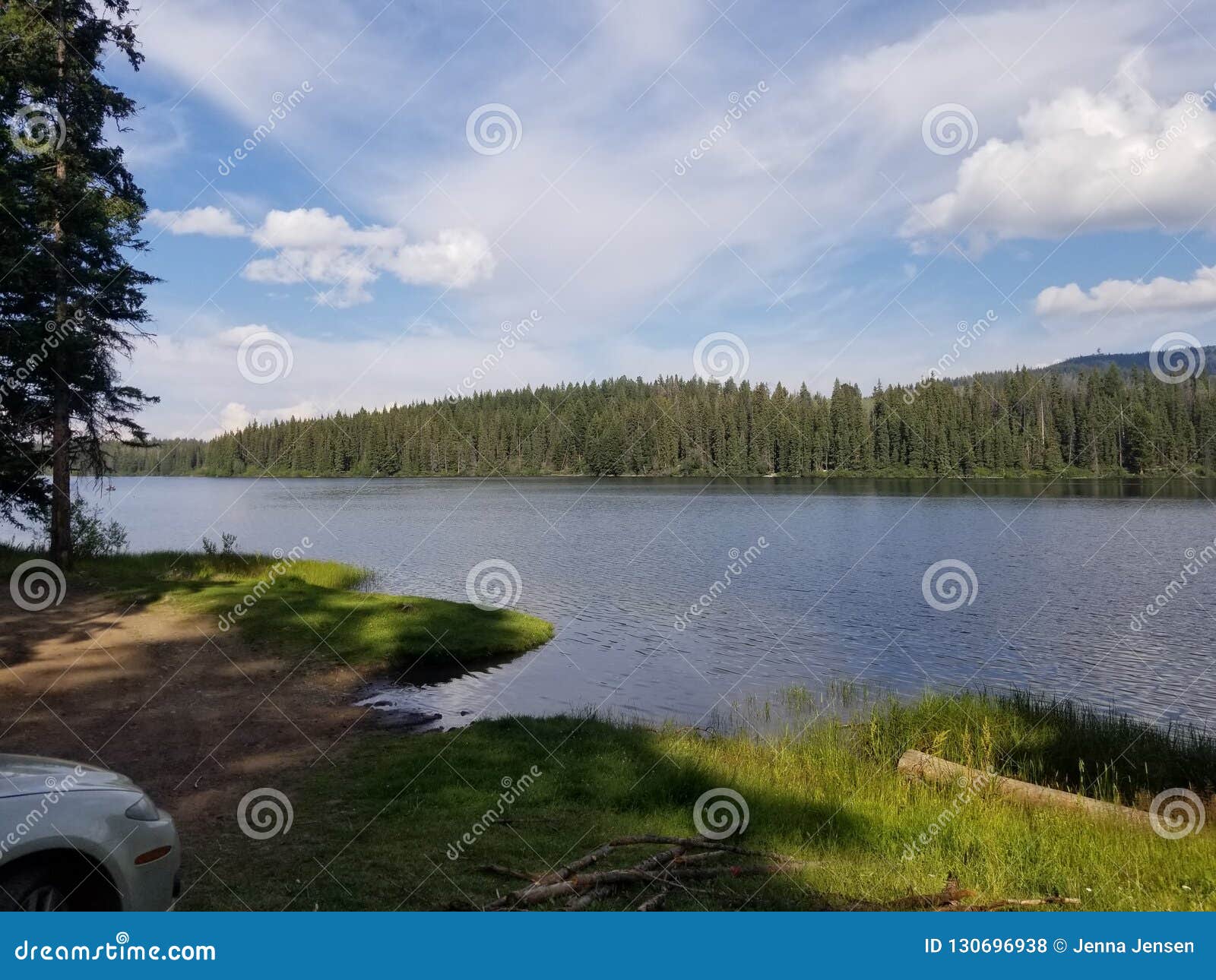 Lakeside view stock photo. Image of lakeside, beautiful - 130696938