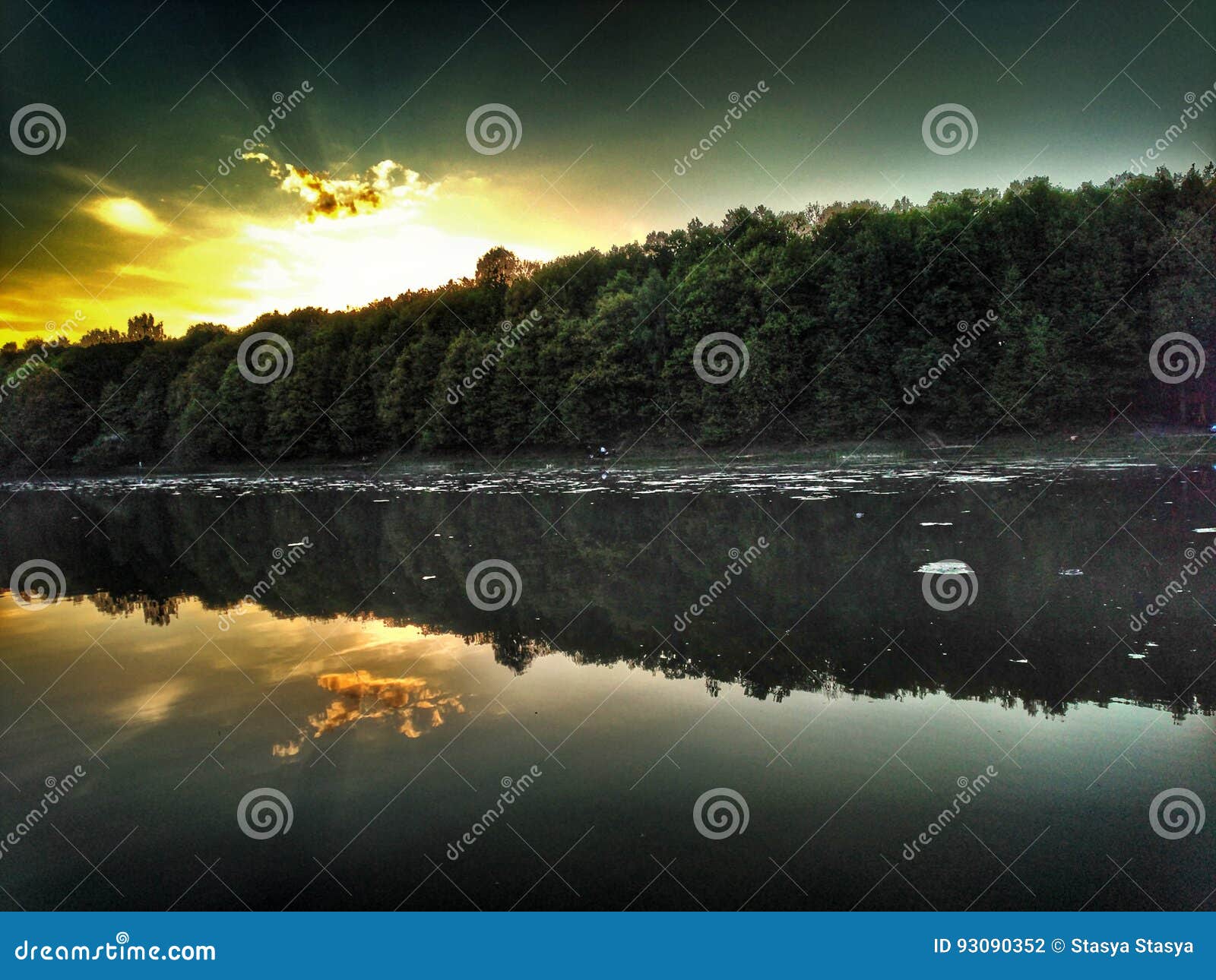 Lakeview stock photo. Image of atmosphere, loch, lake - 93090352