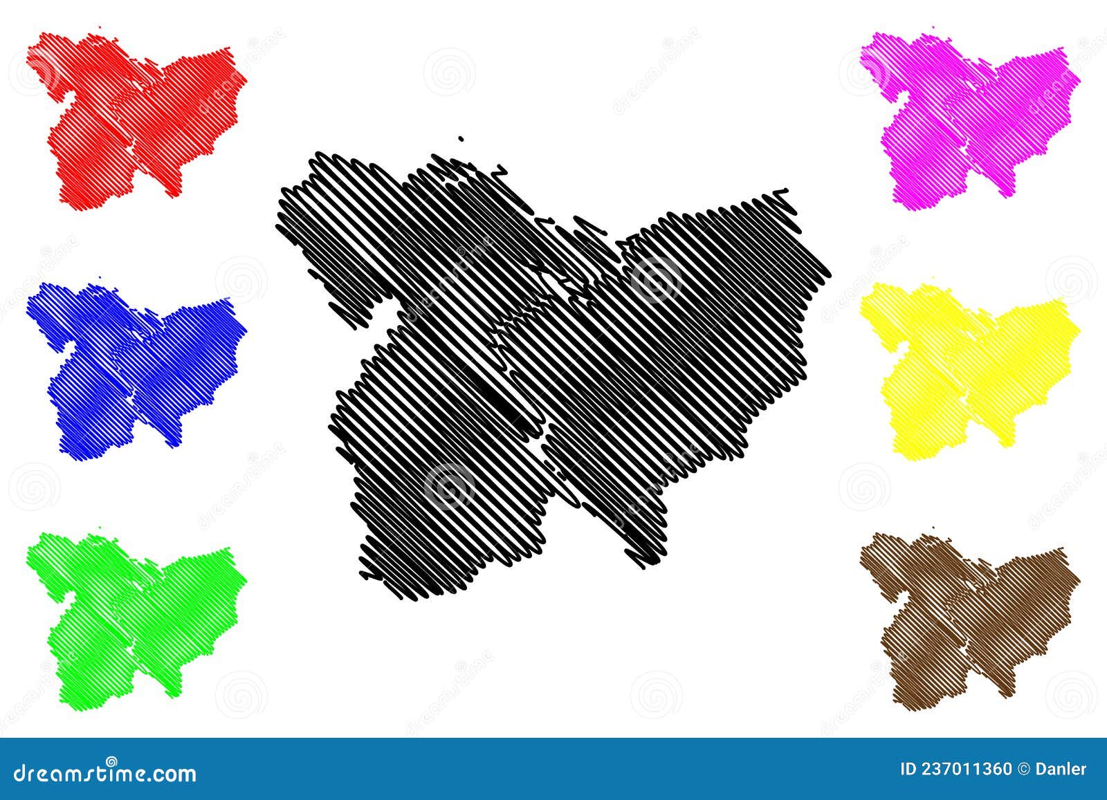 Lakhisarai District Bihar State, Munger Division, Republic of India Map ...